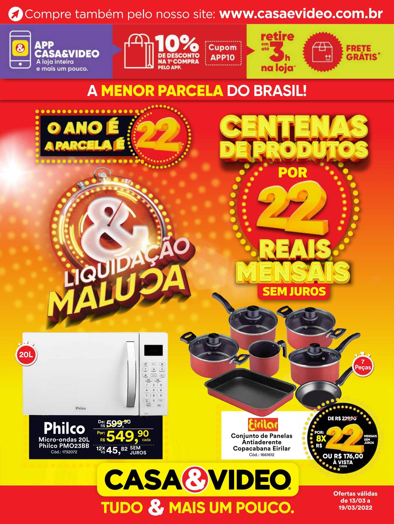 ENCARTE CASA&VIDEO | Liquidação Maluca 2.2 by CASA&VIDEO - Issuu