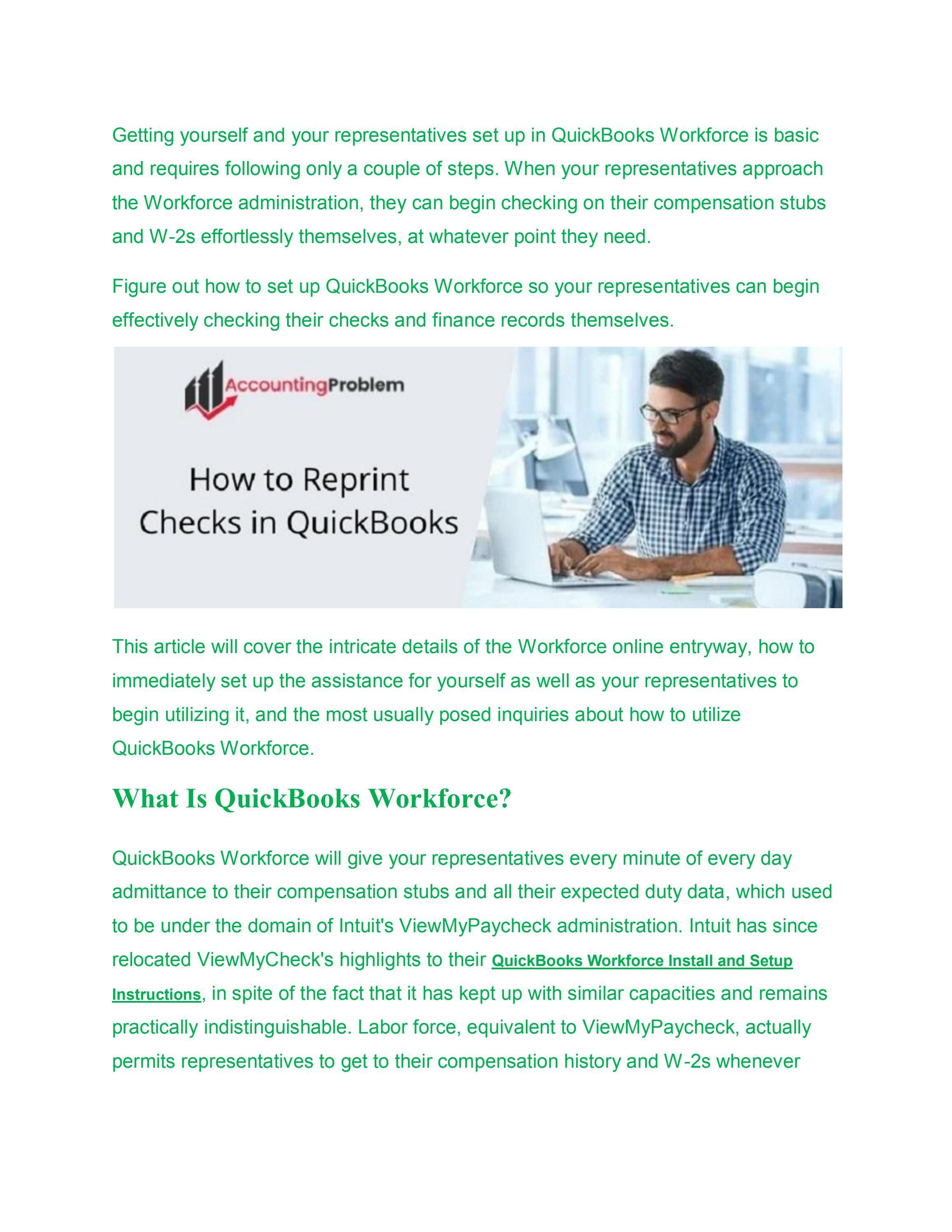 How to Set Up a QuickBooks Workforce Account by Jay Holmes - Issuu