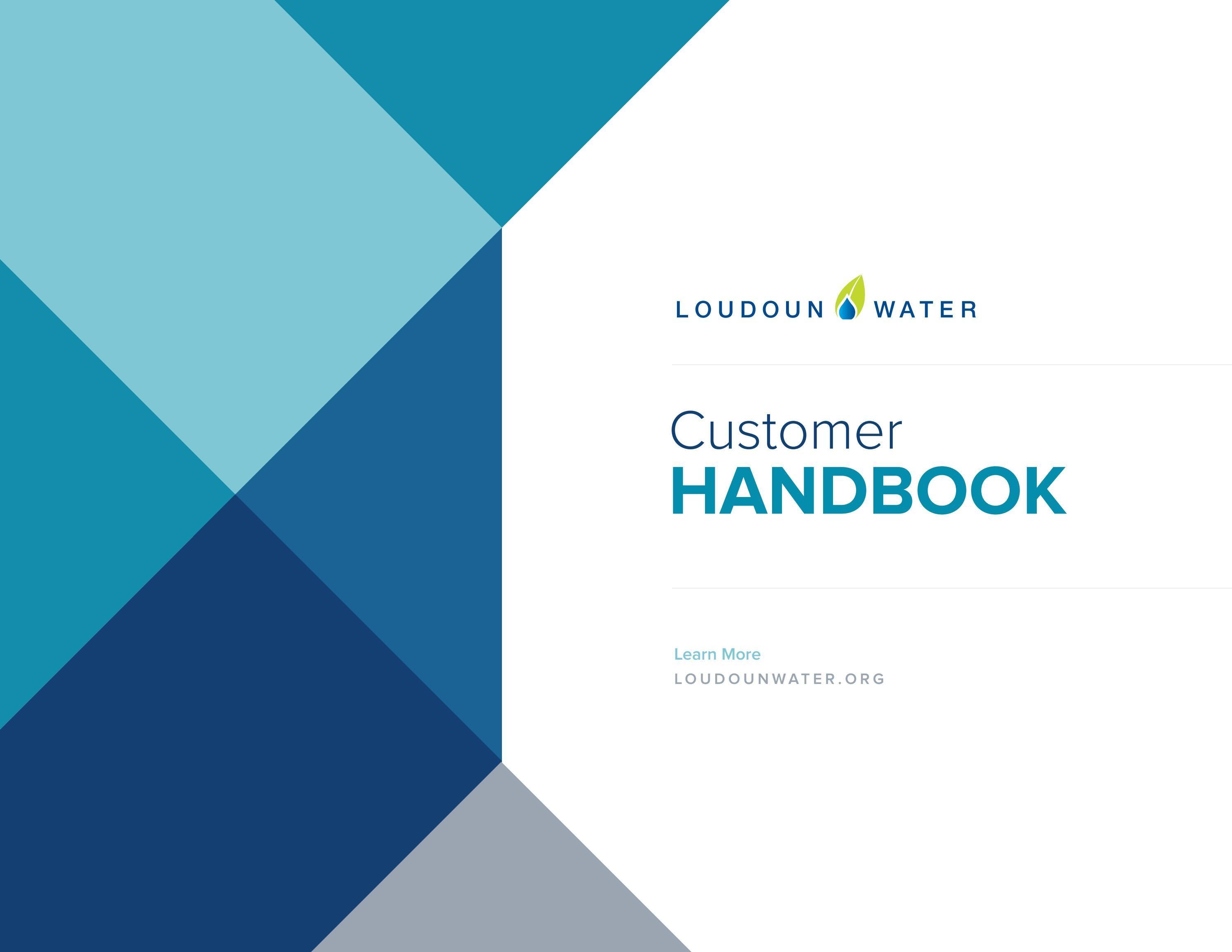 Customer Handbook 2022 by loudounwater - Issuu