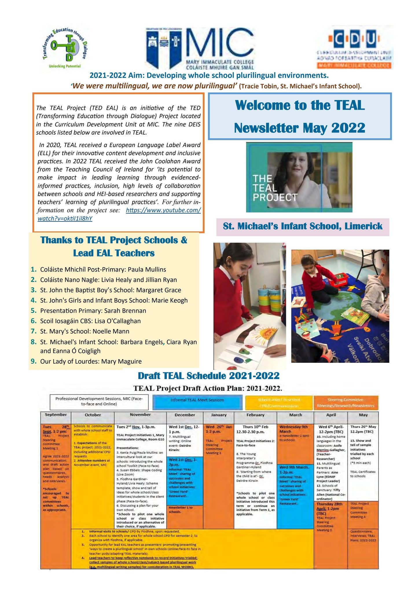 TEAL Newsletter May 2022 by micireland - Issuu