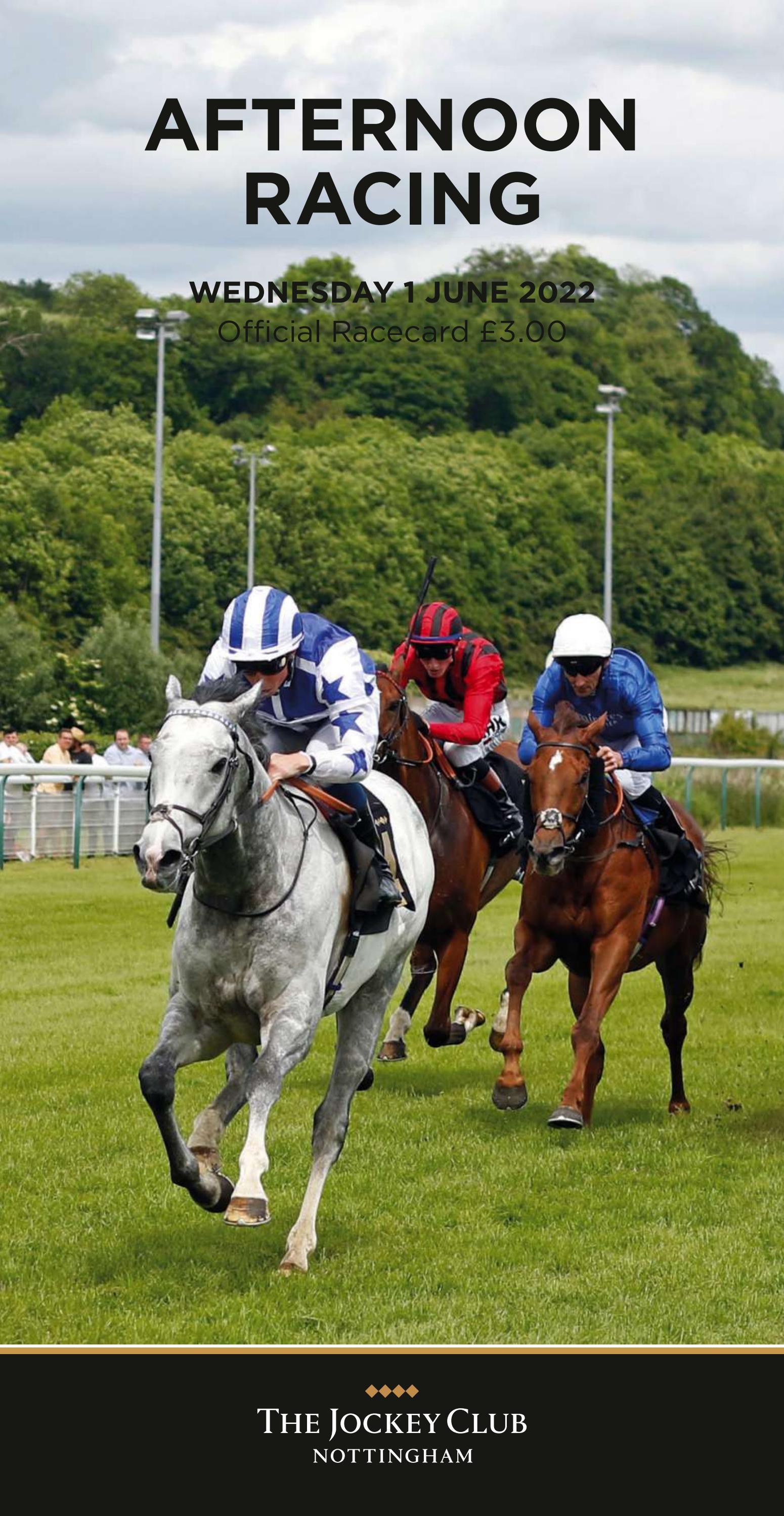 Nottingham Racecard - Wednesday 1st June by Weatherbys - Issuu