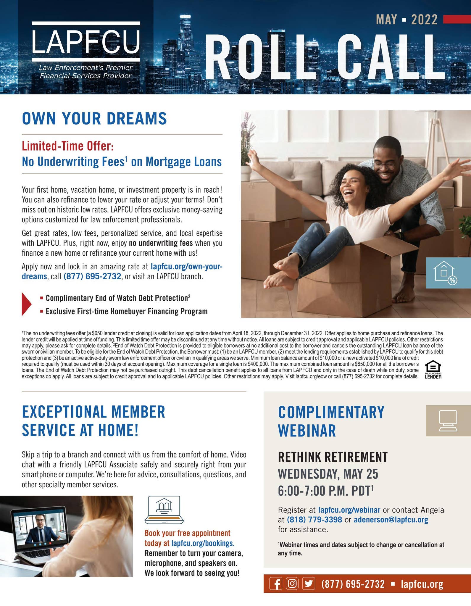 May Roll Call from LAPFCU by lapfcu - Issuu