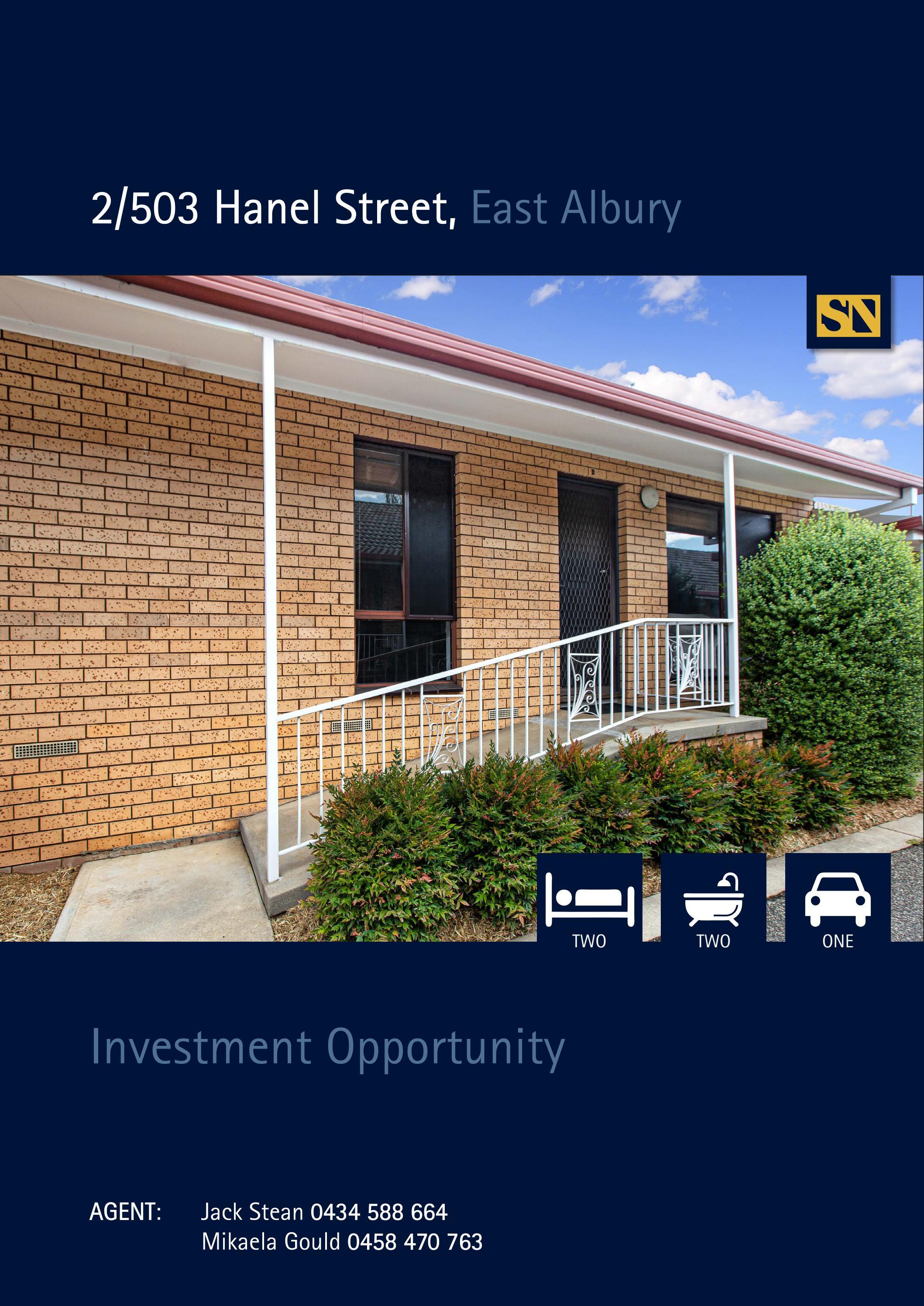 2/503 Hanel Street, East Albury by steannicholls - Issuu