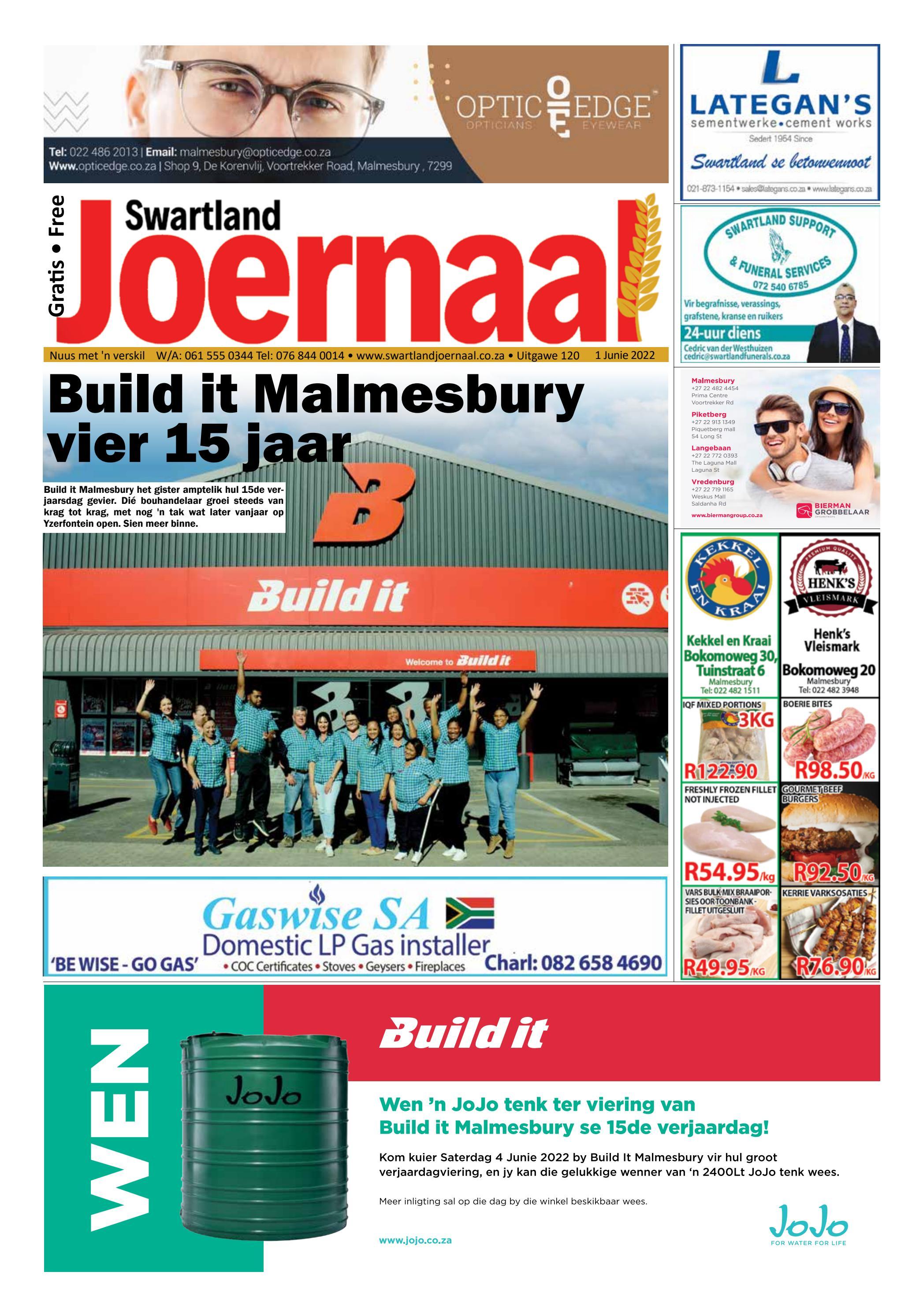 Swartland Joernaal Uitgawe 120 1 Junie 2022 by Swartland Joernaal - Issuu