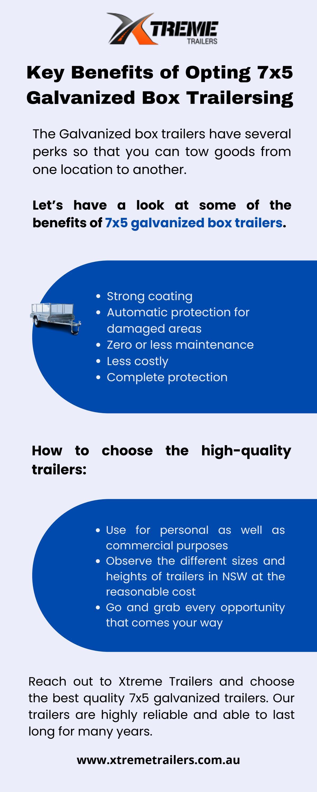 Key Benefits Of Opting 7x5 Galvanized Box Trailers By Xtreme Trailers key-benefits-of-opting-7x5-galvanized-box-trailers-by-xtreme-trailers