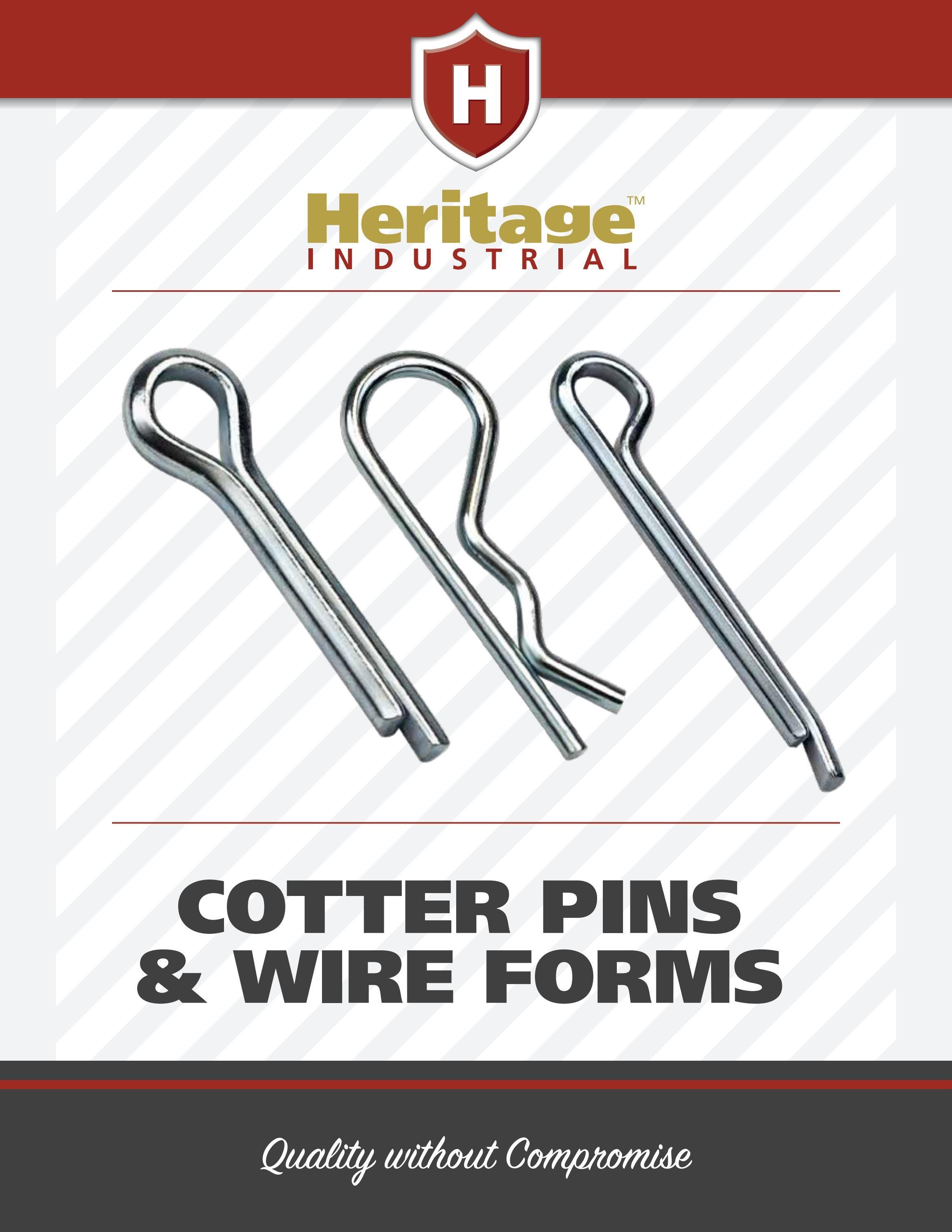 Heritage Industrial Cotter Pins & Wire Forms by Huyett - Issuu