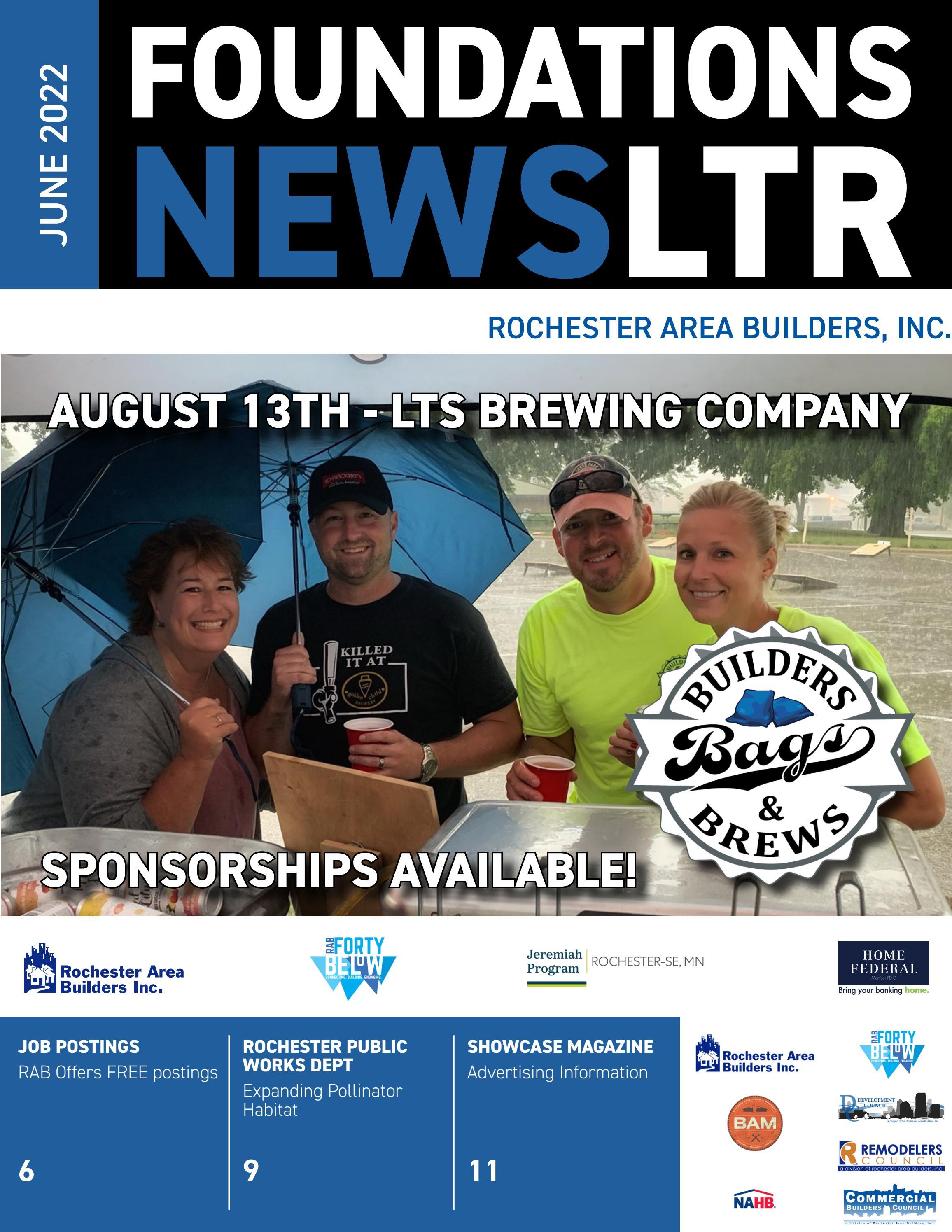 FOUNDATIONS NEWSLTR JUNE by Rochester Area Builders, Inc. - Issuu