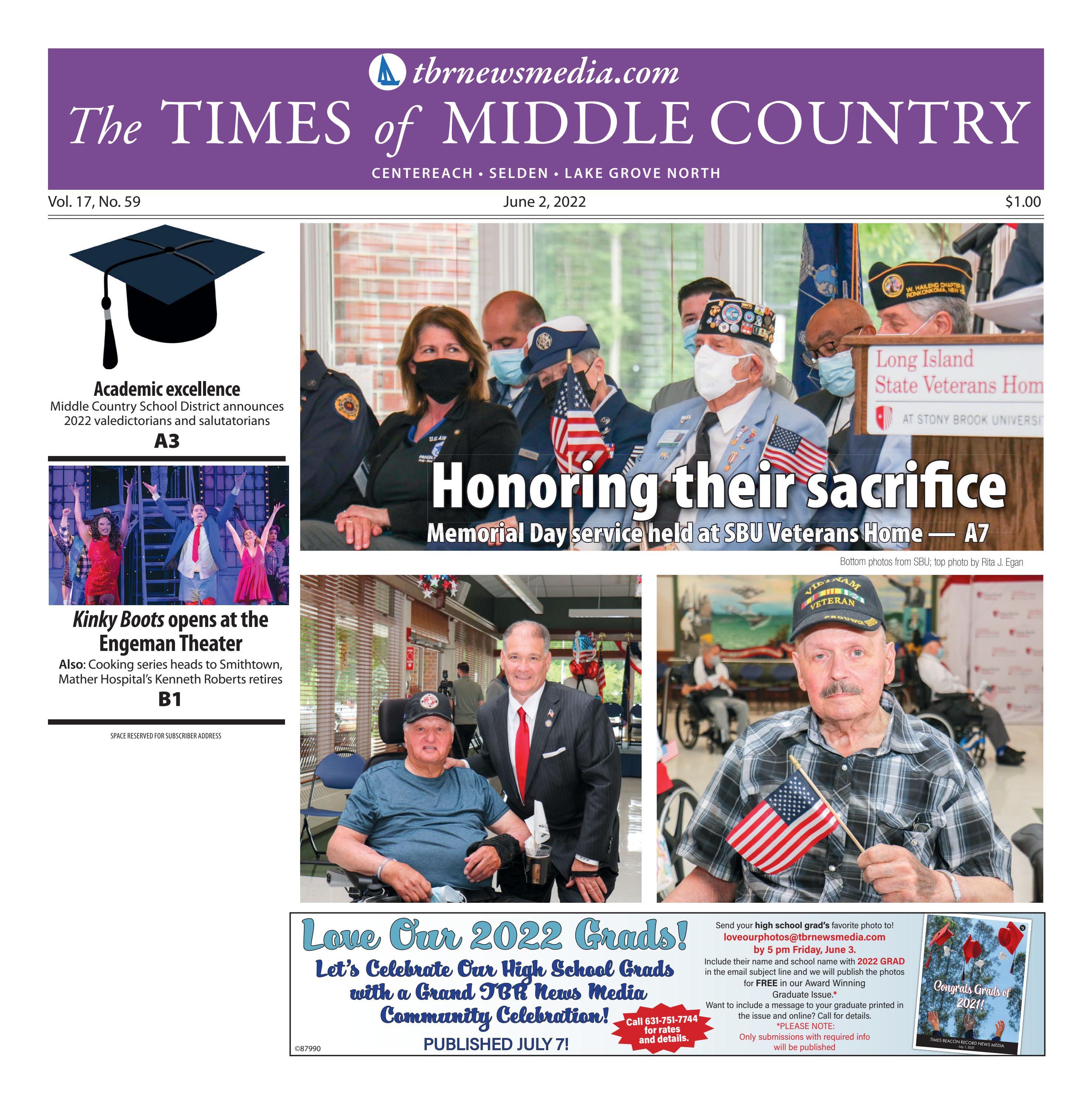 The Times of Middle Country - June 2, 2022 by TBR News Media - Issuu