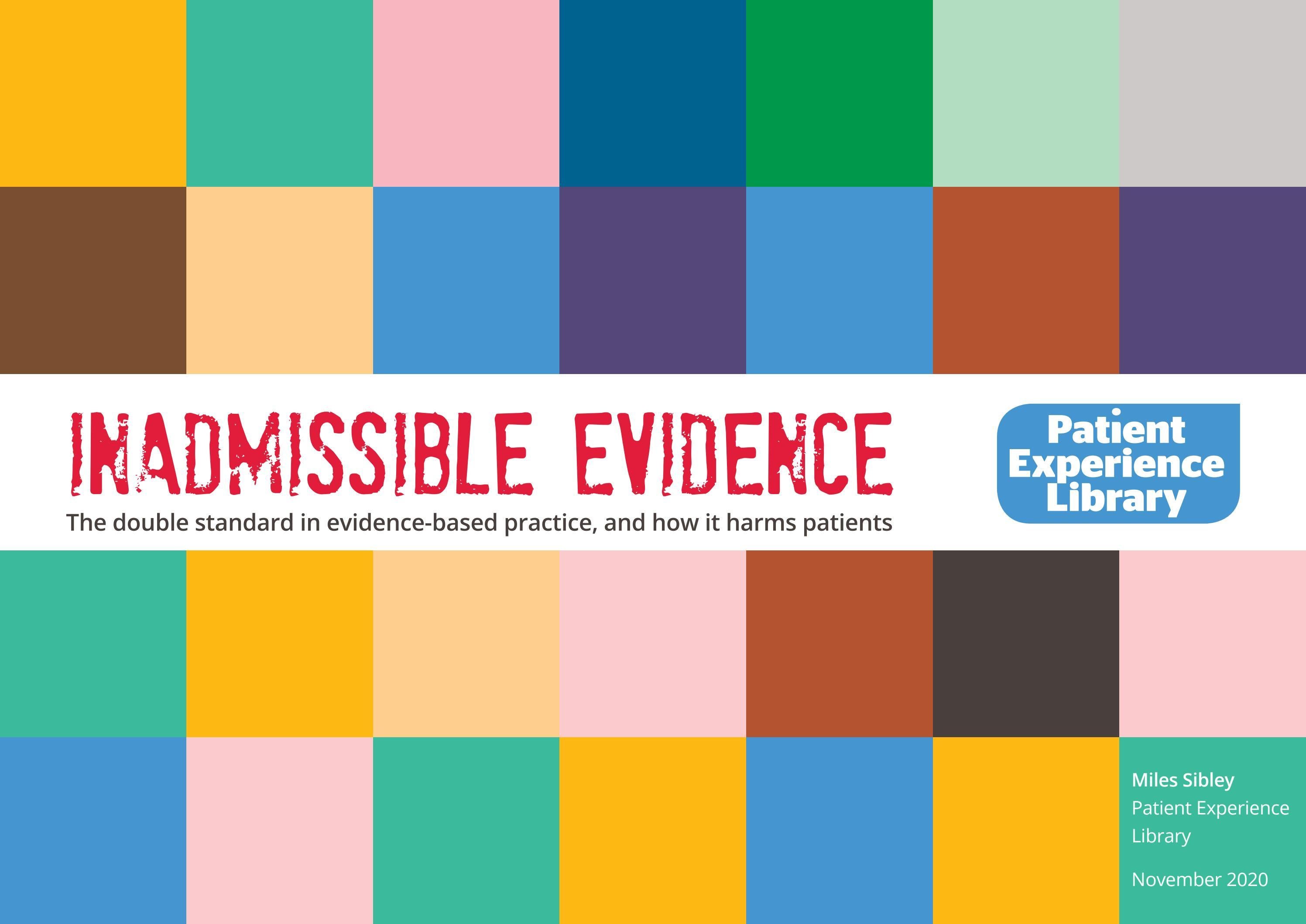 Inadmissable Evidence by Rob Bowker - Issuu