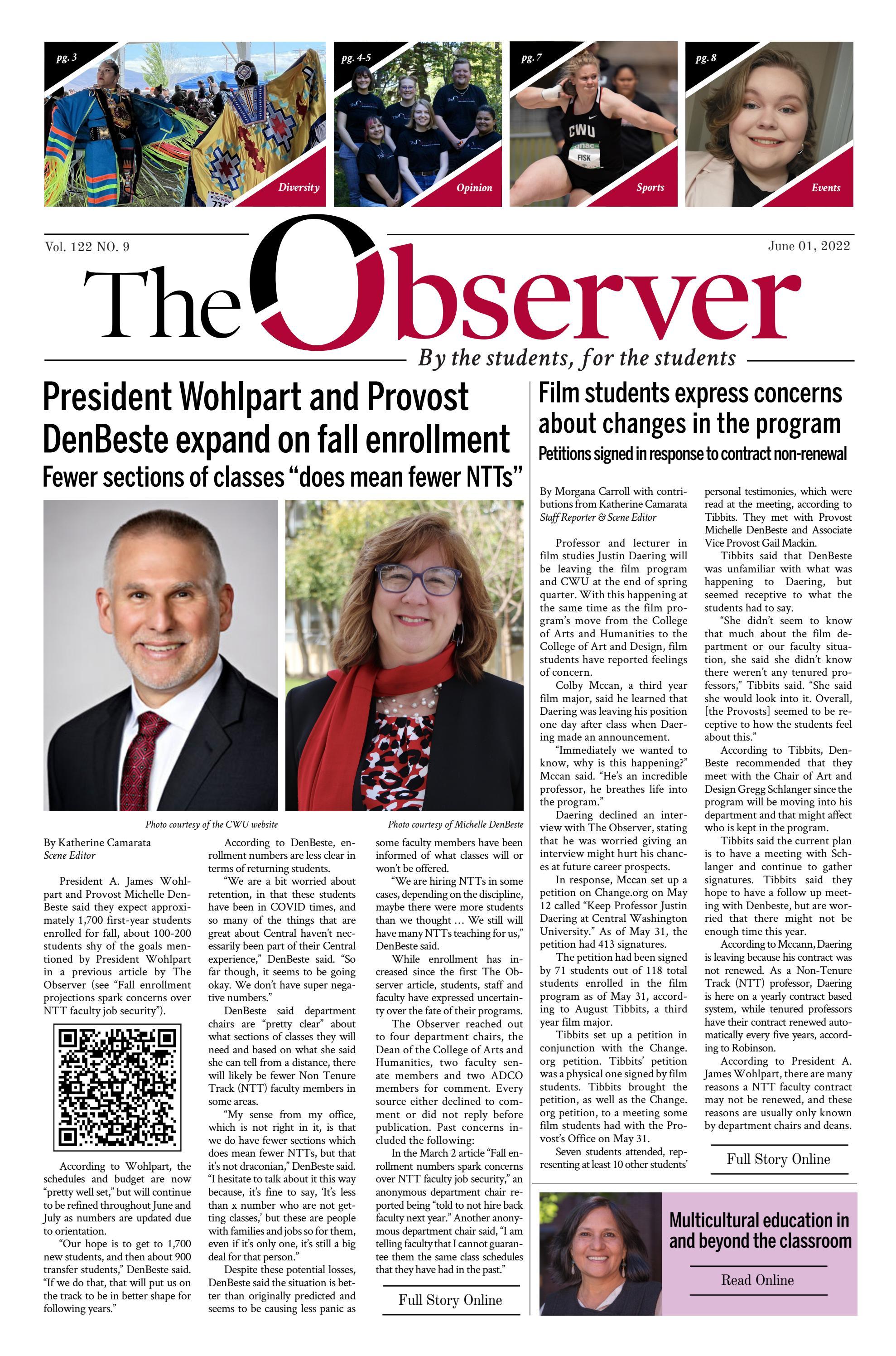 The Observer - Spring 2022, Issue 9 by CWU Observer - Issuu