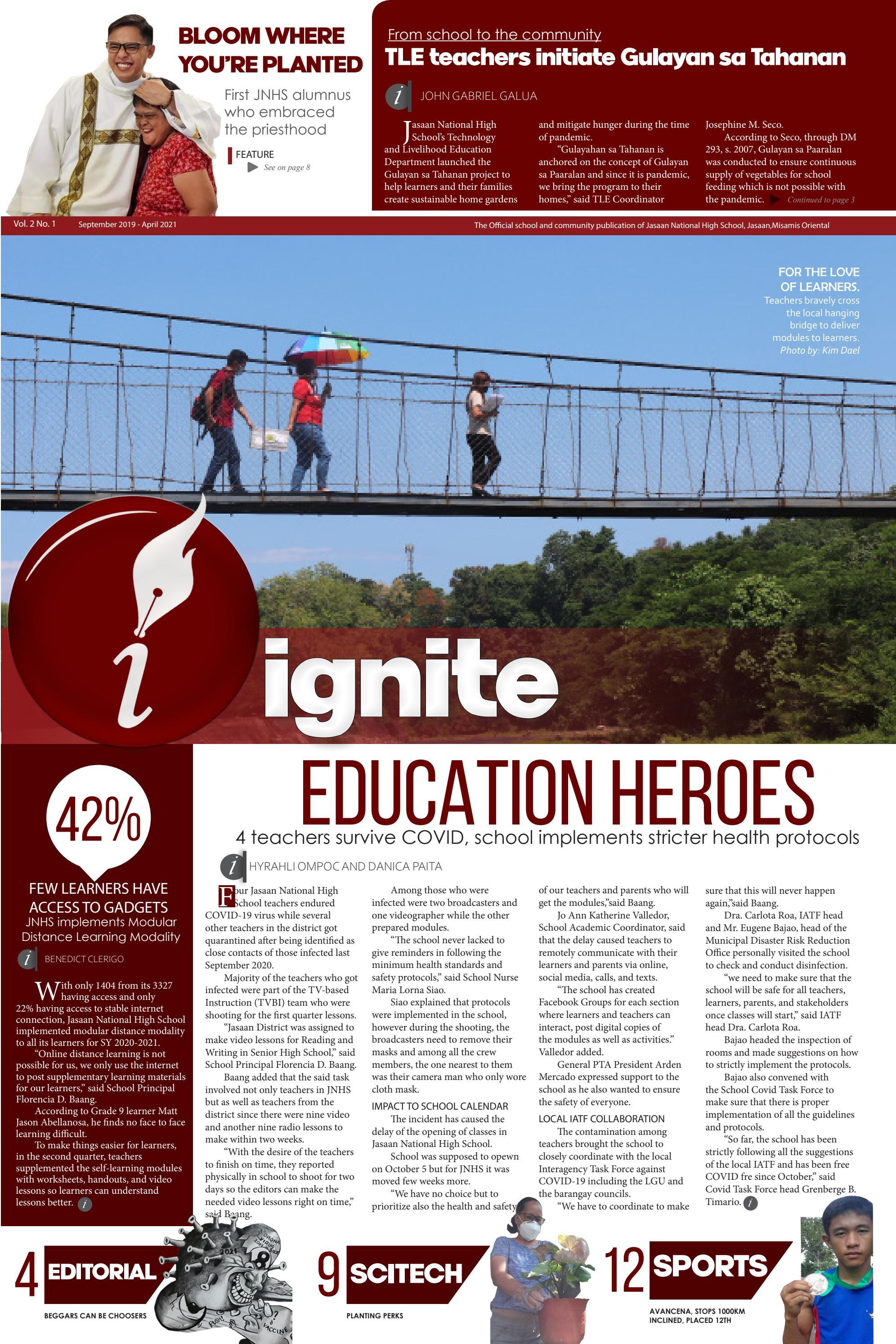 Ignite - Official School Publication of Jasaan NHS in English (2021) by Jasaan NHS Deped - Issuu
