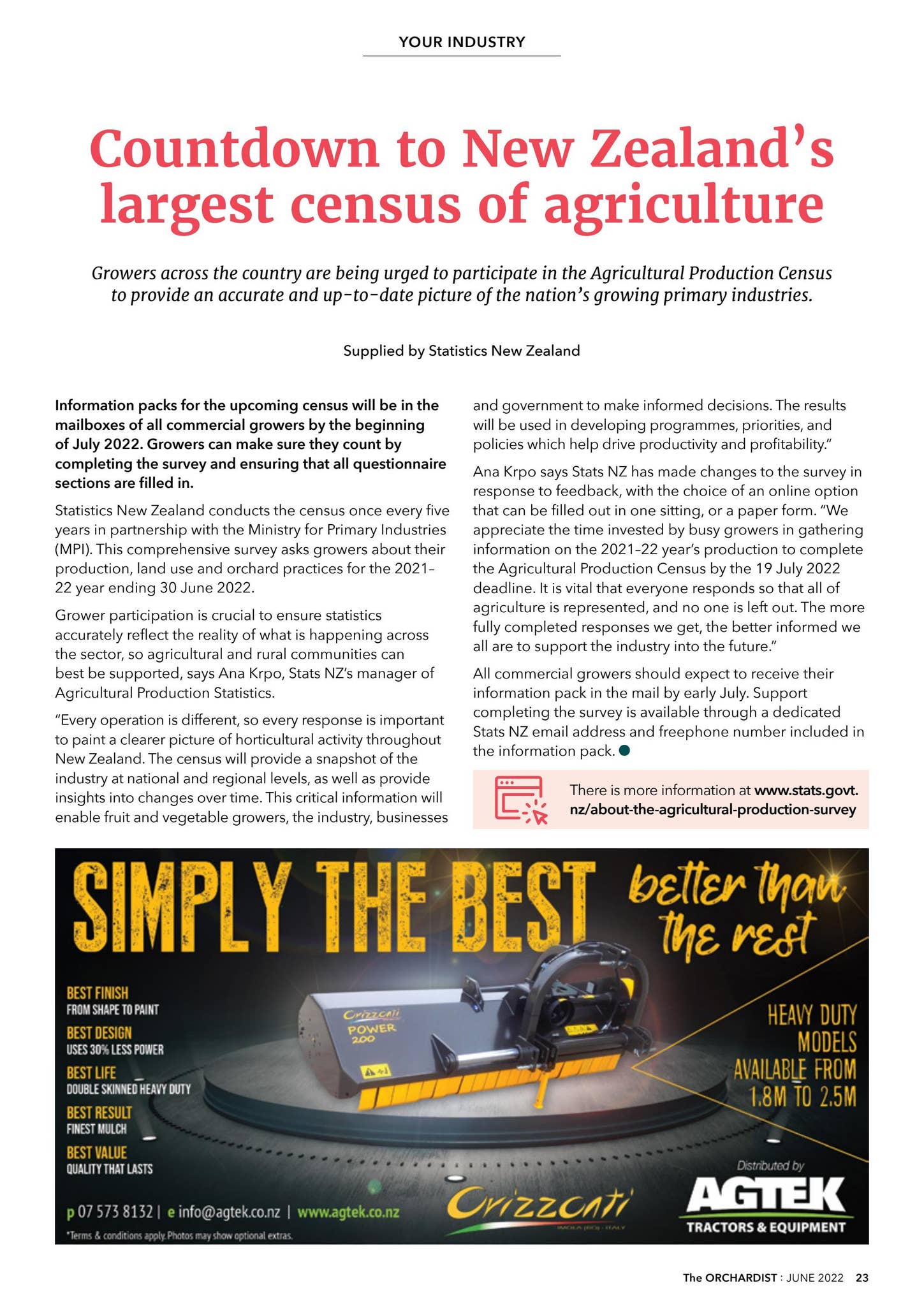 The Orchardist I June 2022 by Horticulture New Zealand - Issuu