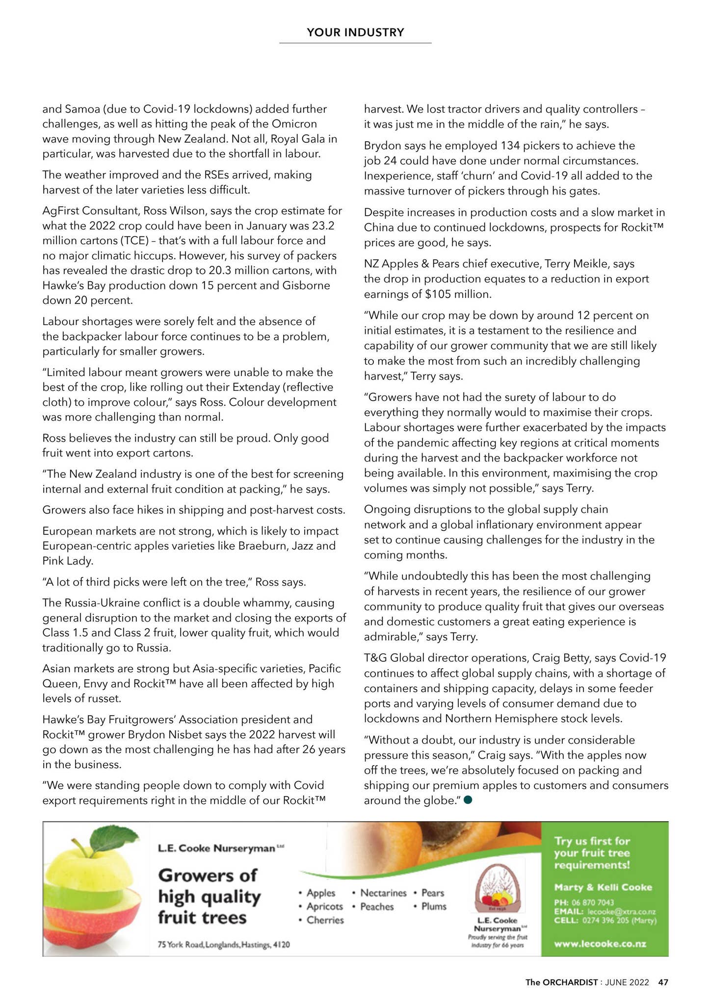 The Orchardist I June 2022 by Horticulture New Zealand - Issuu