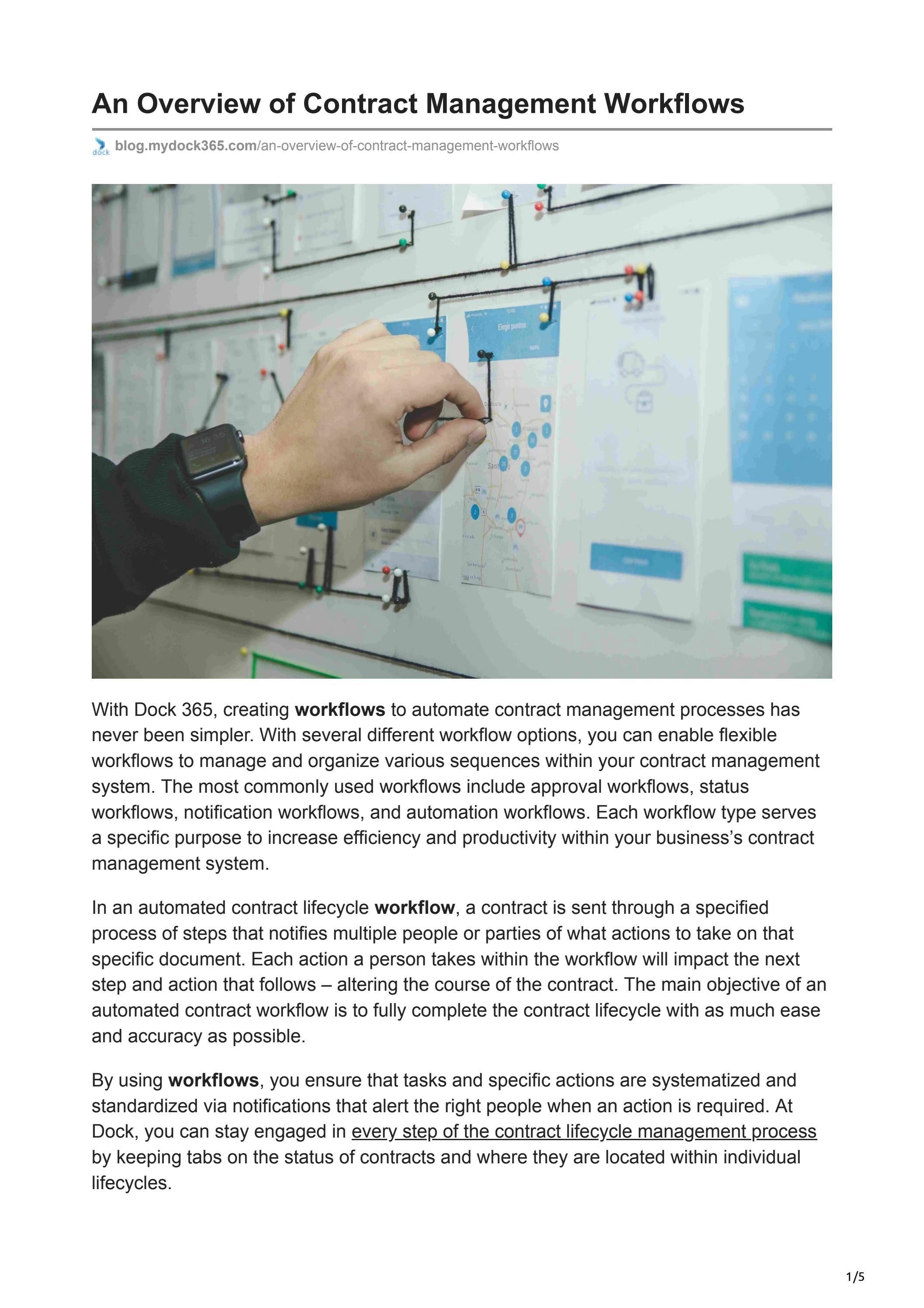 Contract Workflow Software by mydock account - Issuu