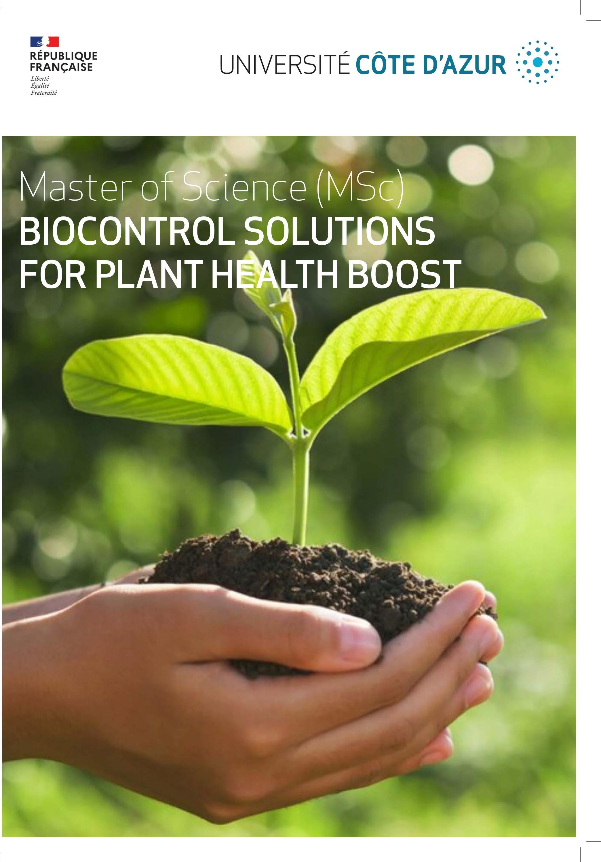 MSc Biocontrol Solutions for Plant Health BOOST by Université Côte d ...