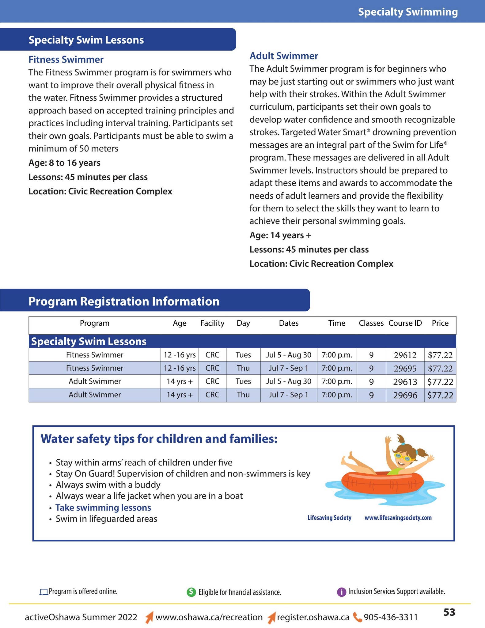 ActiveOshawa summer recreation program guide by City of Oshawa - Issuu