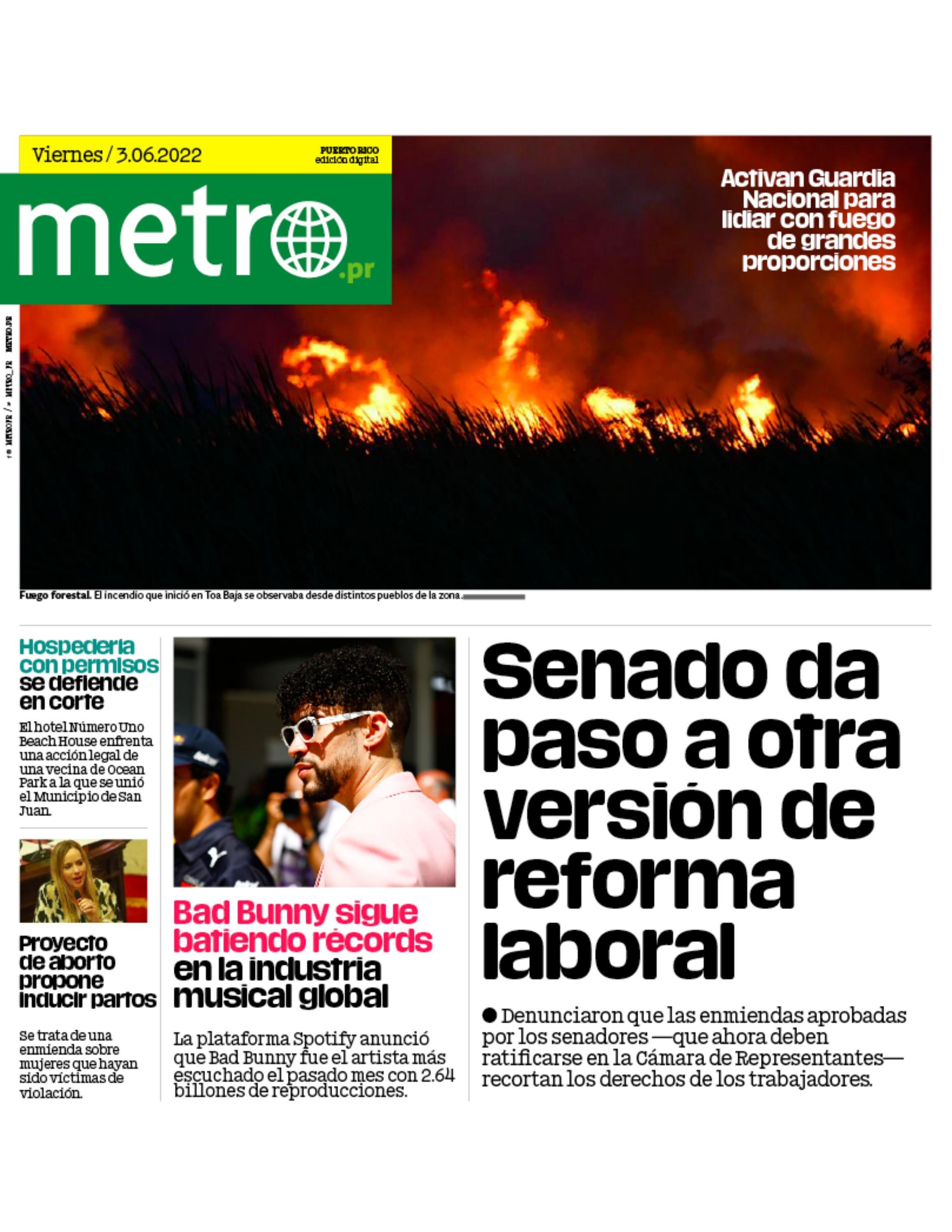 SJU20220603Portada by Metro Puerto Rico - Issuu