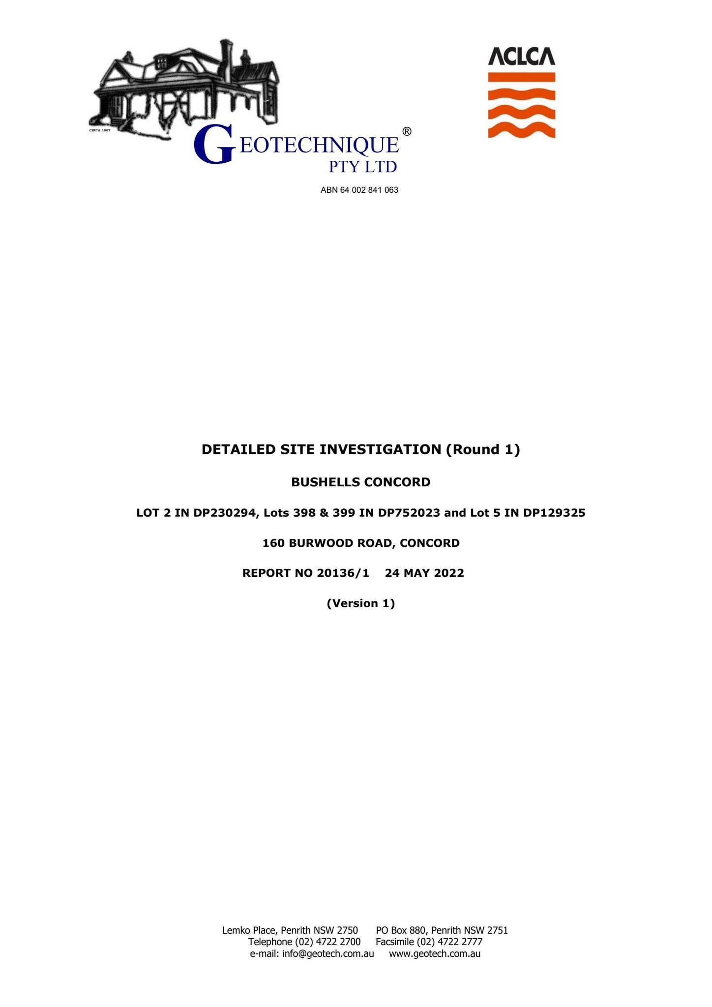 Appendix Y - Detailed Site Investigation ( Round 1 ) by cityofcanadabay ...