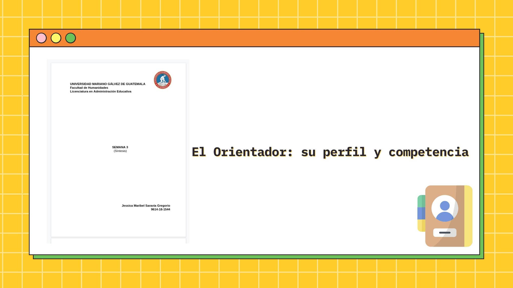 ORIENTACIÓN EDUCATIVA/ TRABAJO FINAL.pdf by JESSICA MARIBEL SARAVIA ...