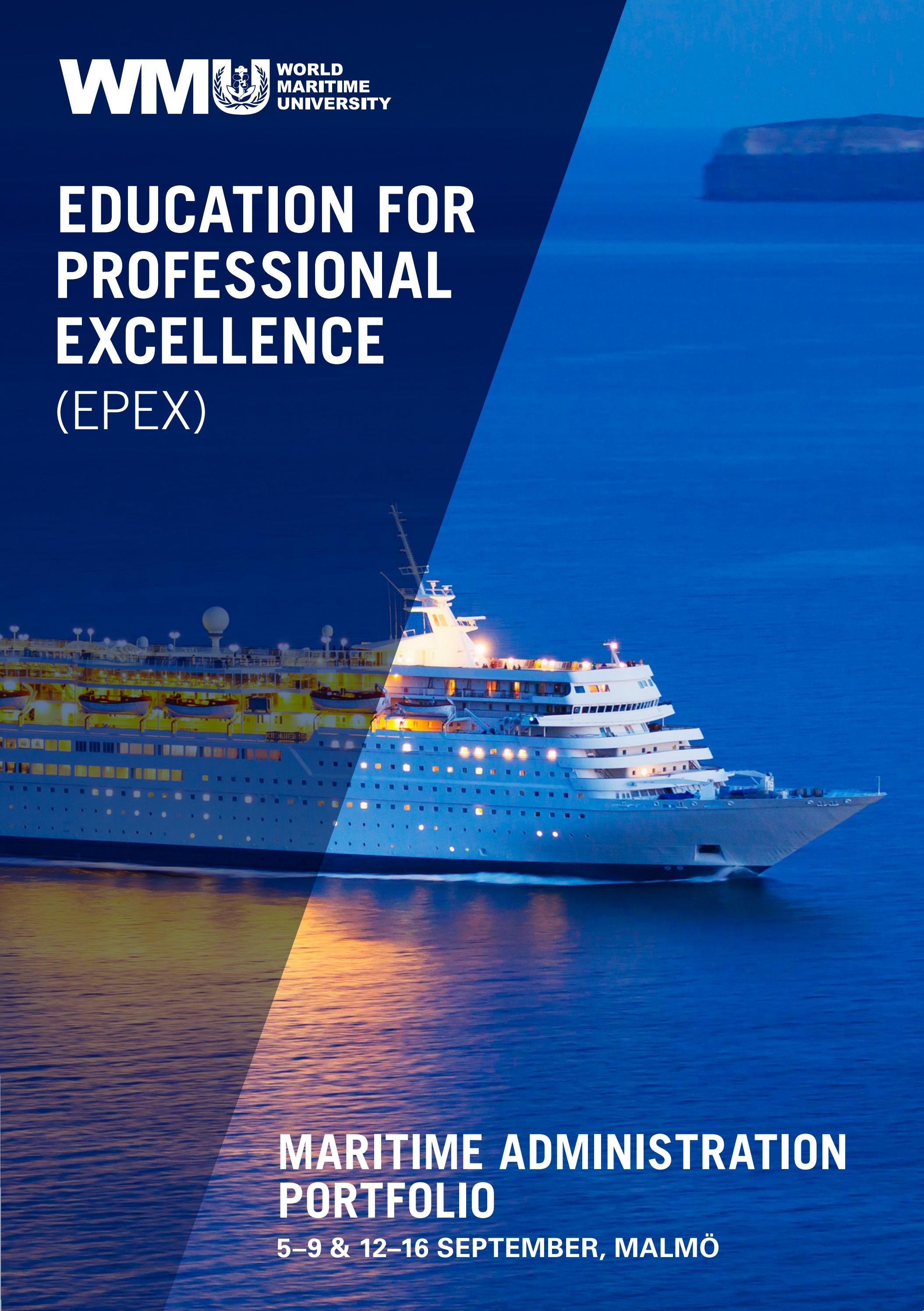 WMU EPEx - Maritime Administration Portfolio by World Maritime ...