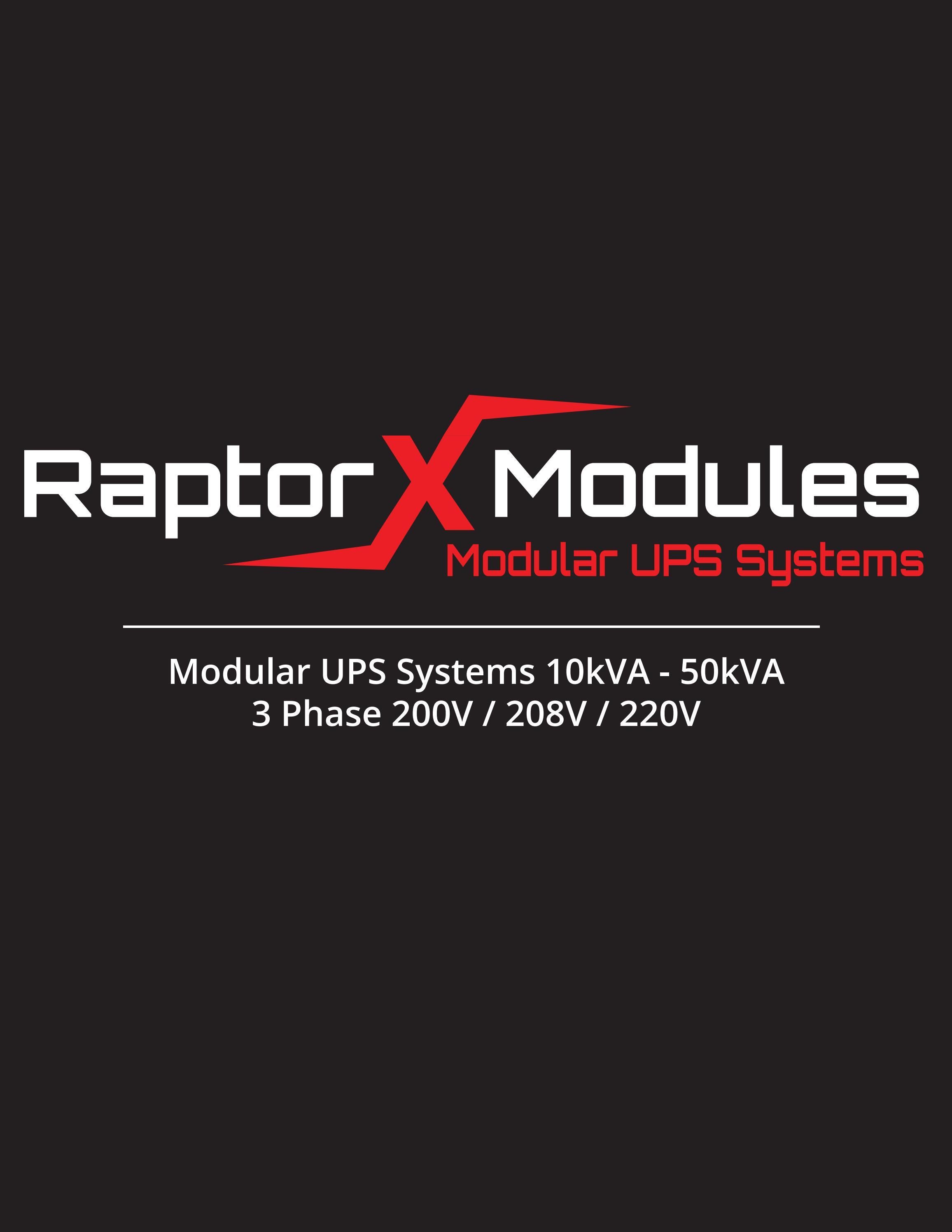Raptor X Modules - Modular UPS Systems by Raptor Power Systems - Issuu