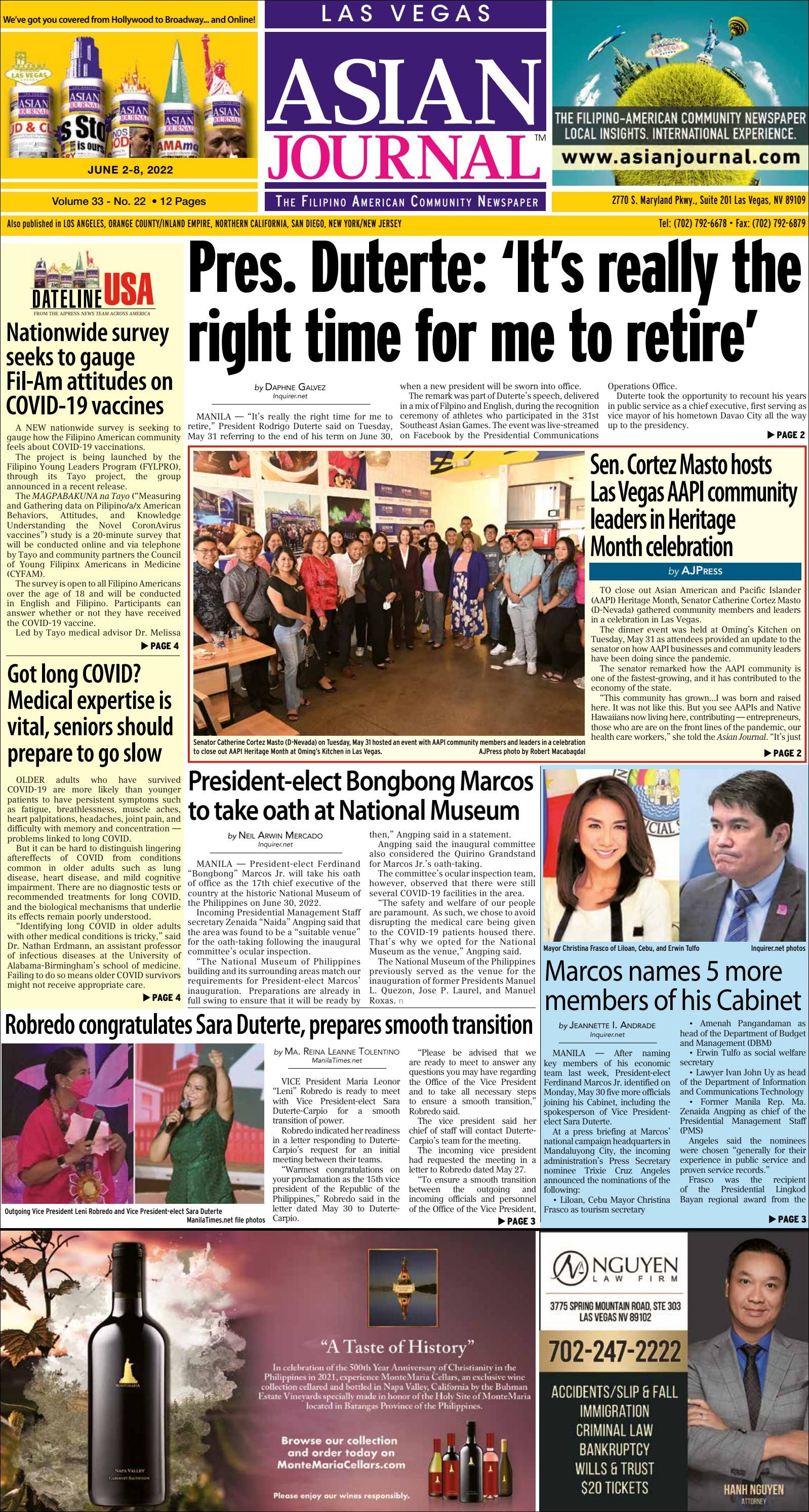 060222 - Las Vegas Edition by Asian Journal Community Newspapers - Issuu