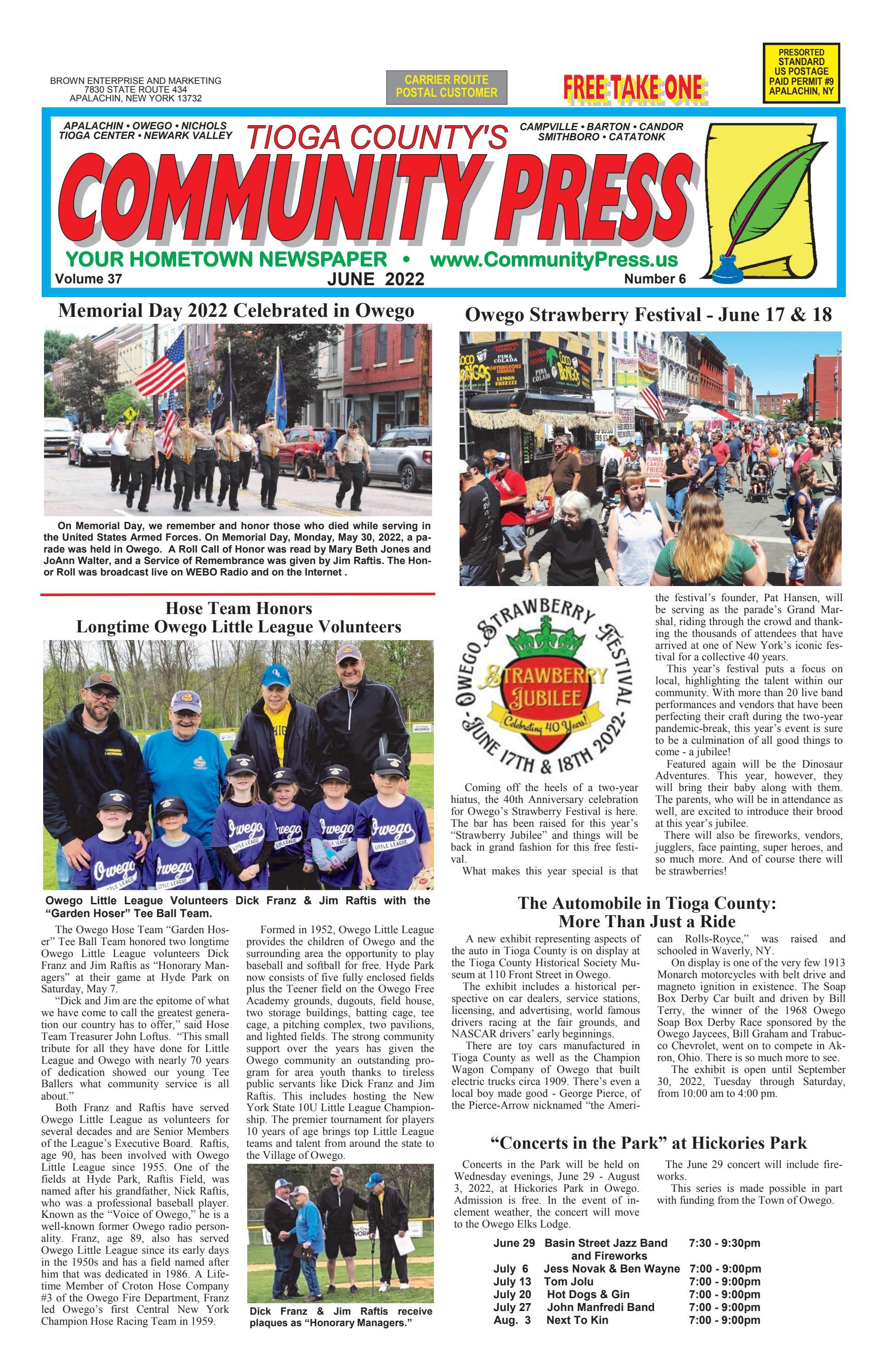 Community Press June 2022 by Fred Brown - Issuu