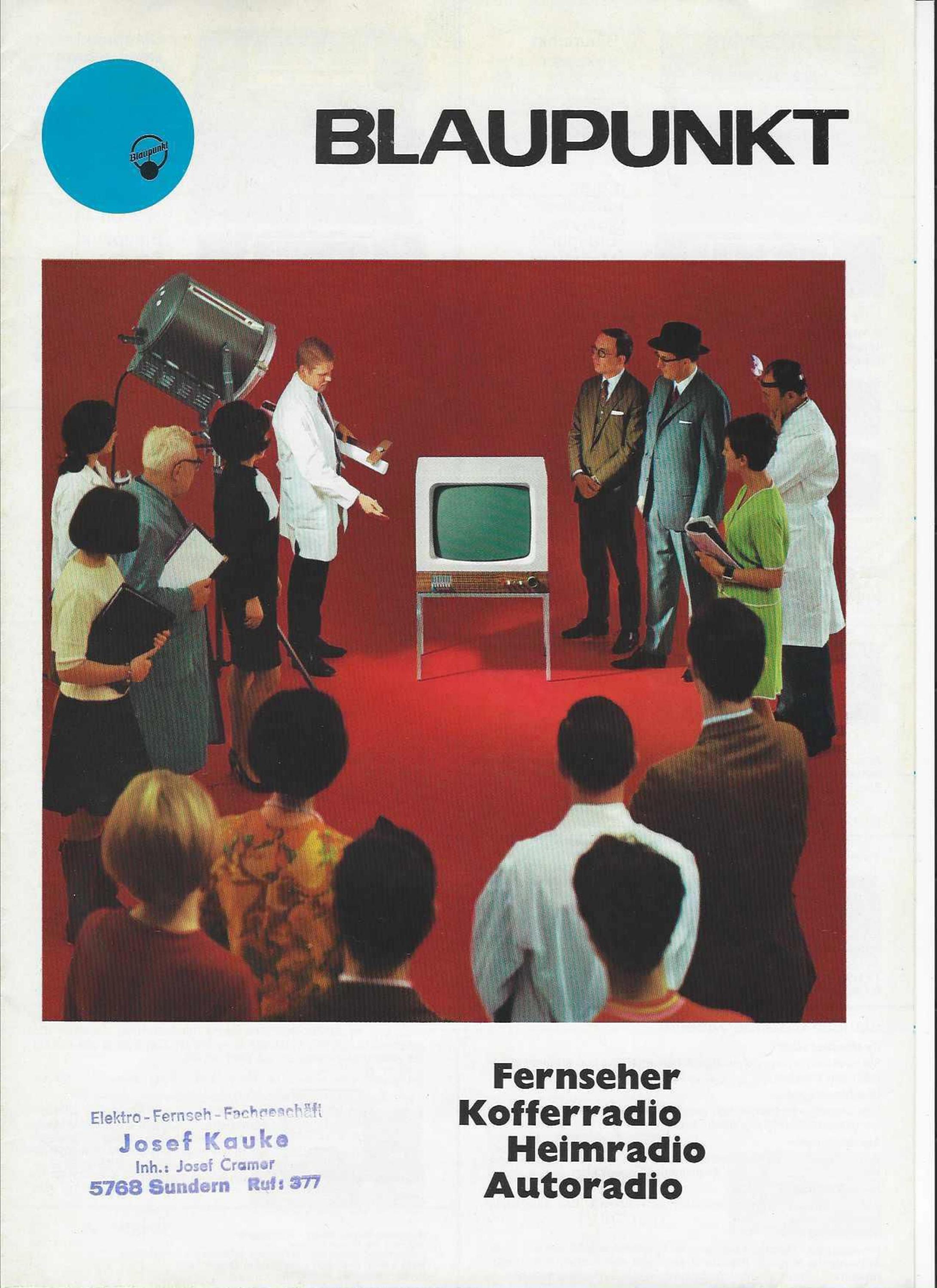 Blaupunkt Prospekt 1968 TV + Radio Programm by Alex Chernyak - Issuu