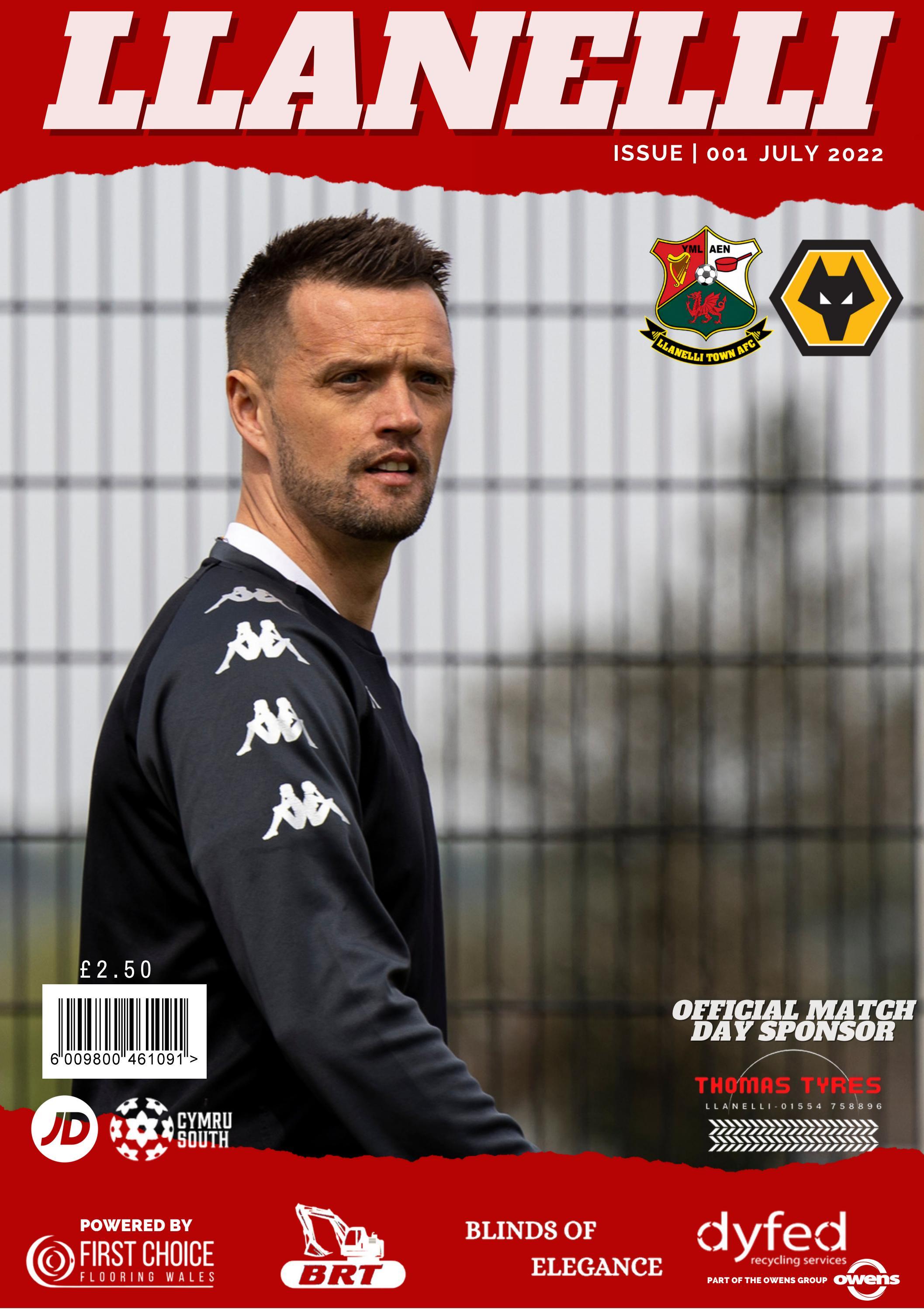 Llanelli Town v Wolverhampton Wanderers by craig.llanelliafc - Issuu