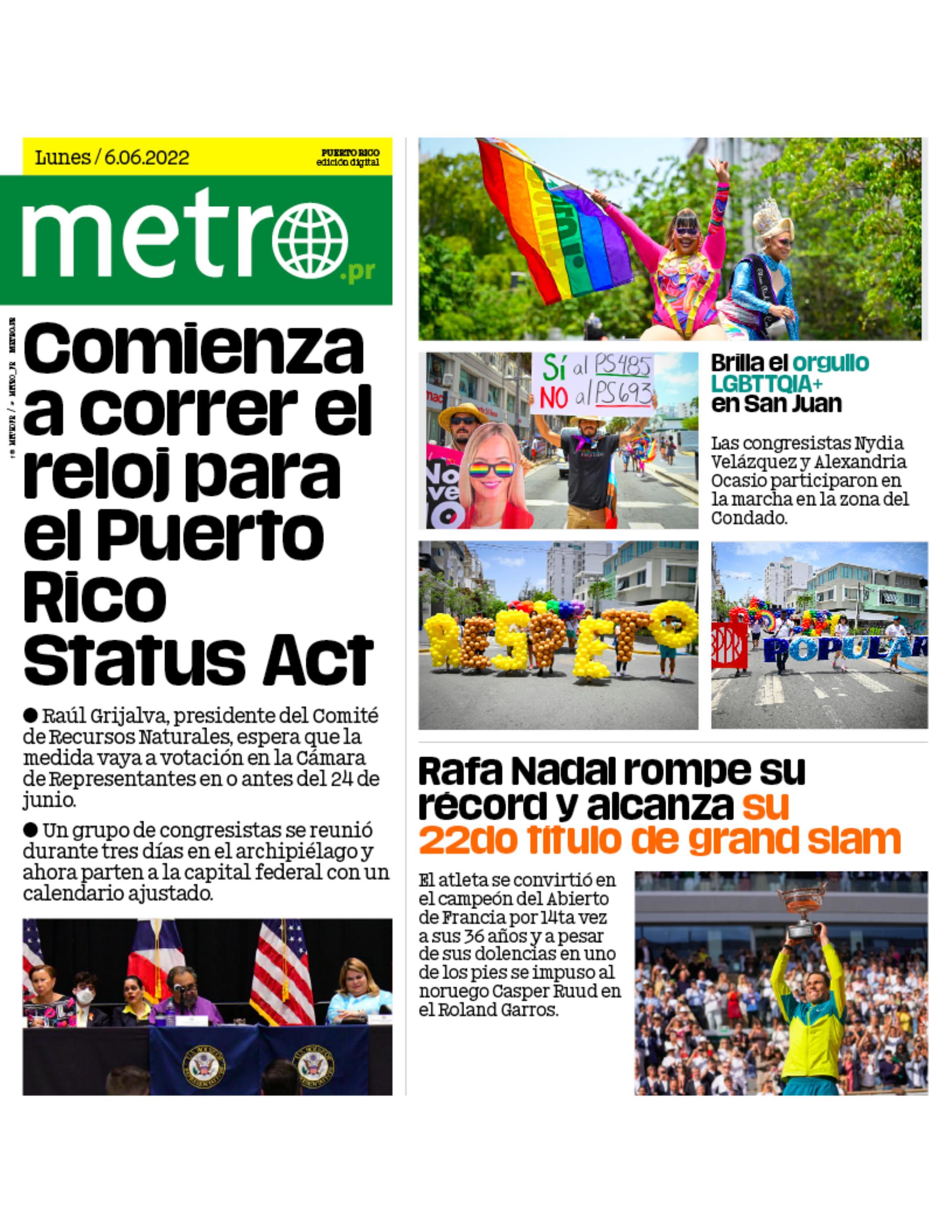 SJU20220606Portada by Metro Puerto Rico - Issuu