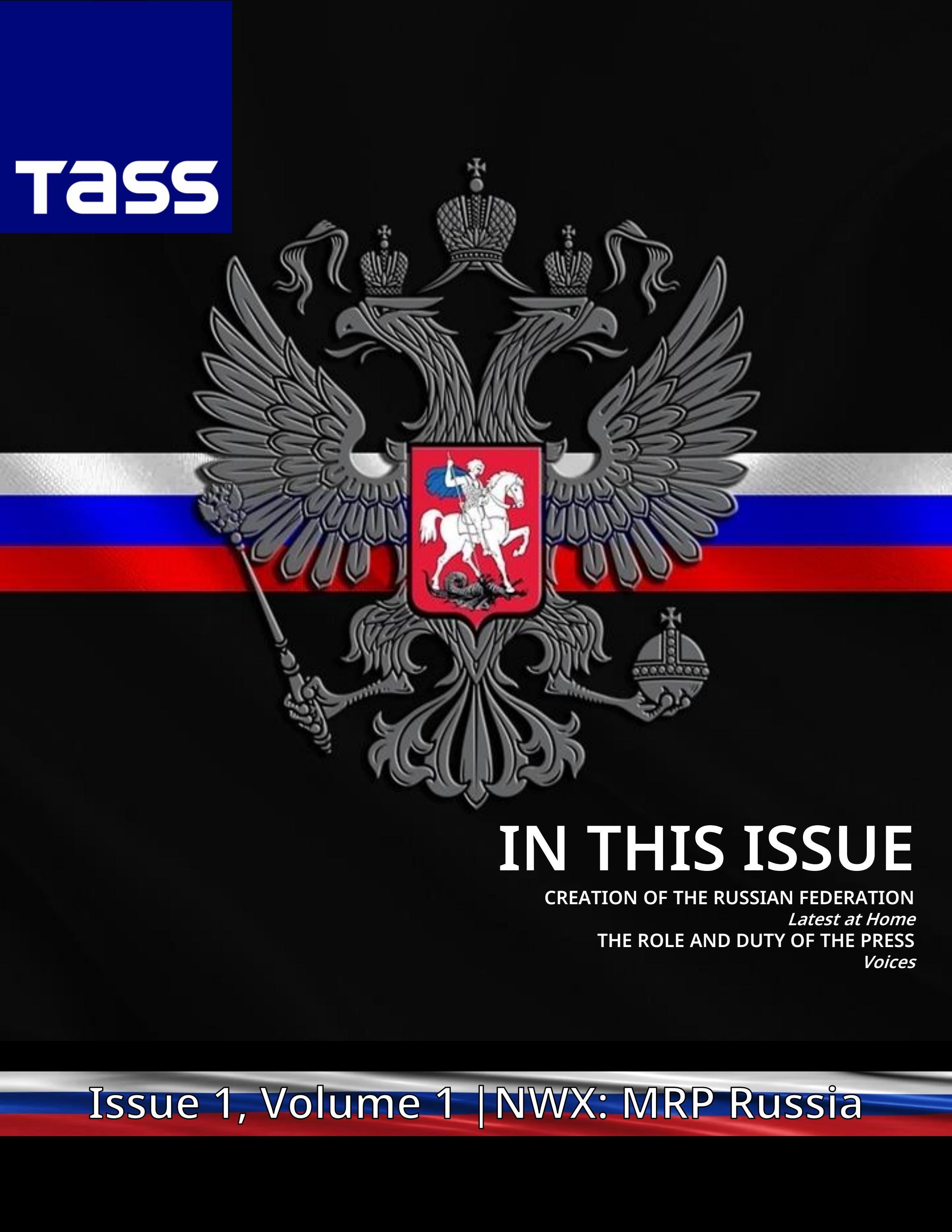 MRP TASS Issue 1 Volume 1 by risko789 - Issuu