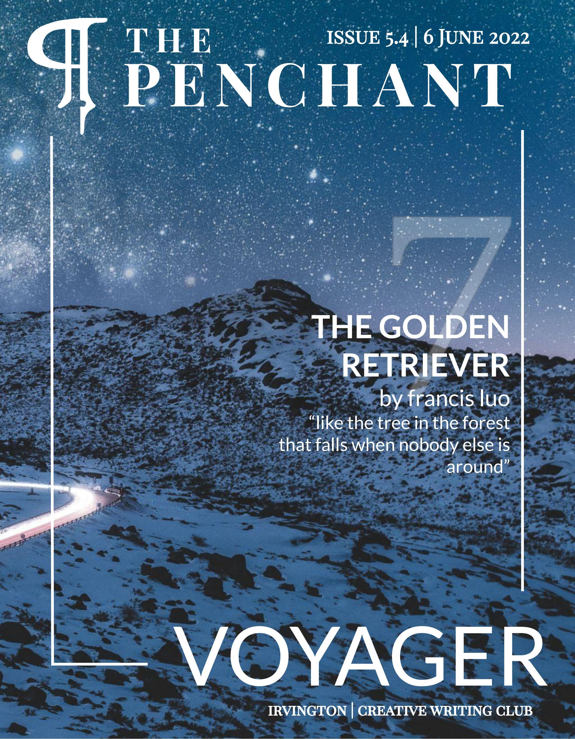 Penchant 5.4 by The Penchant Literary Magazine - Issuu