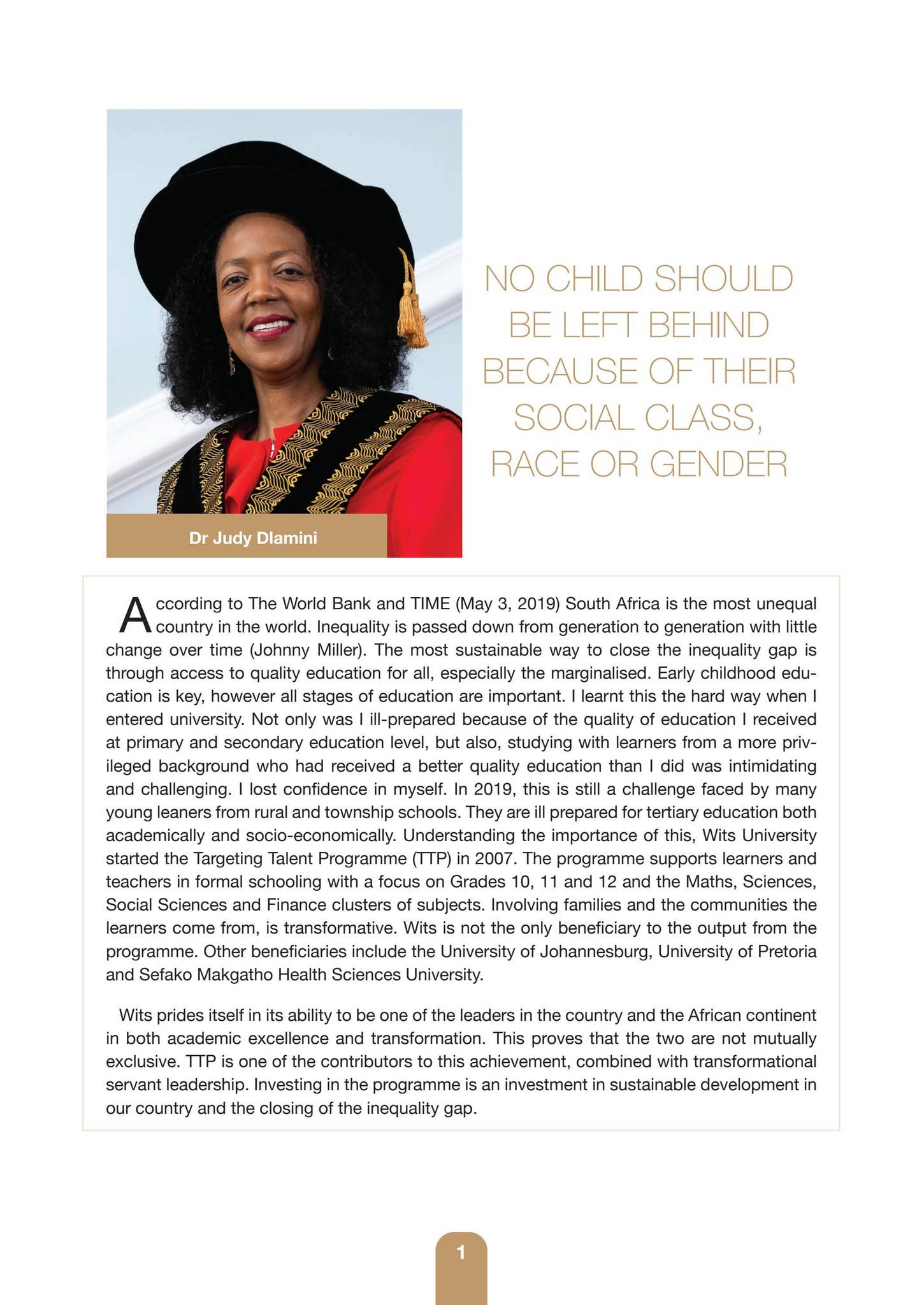 Targeting Talent Programme by witsmarketing - Issuu