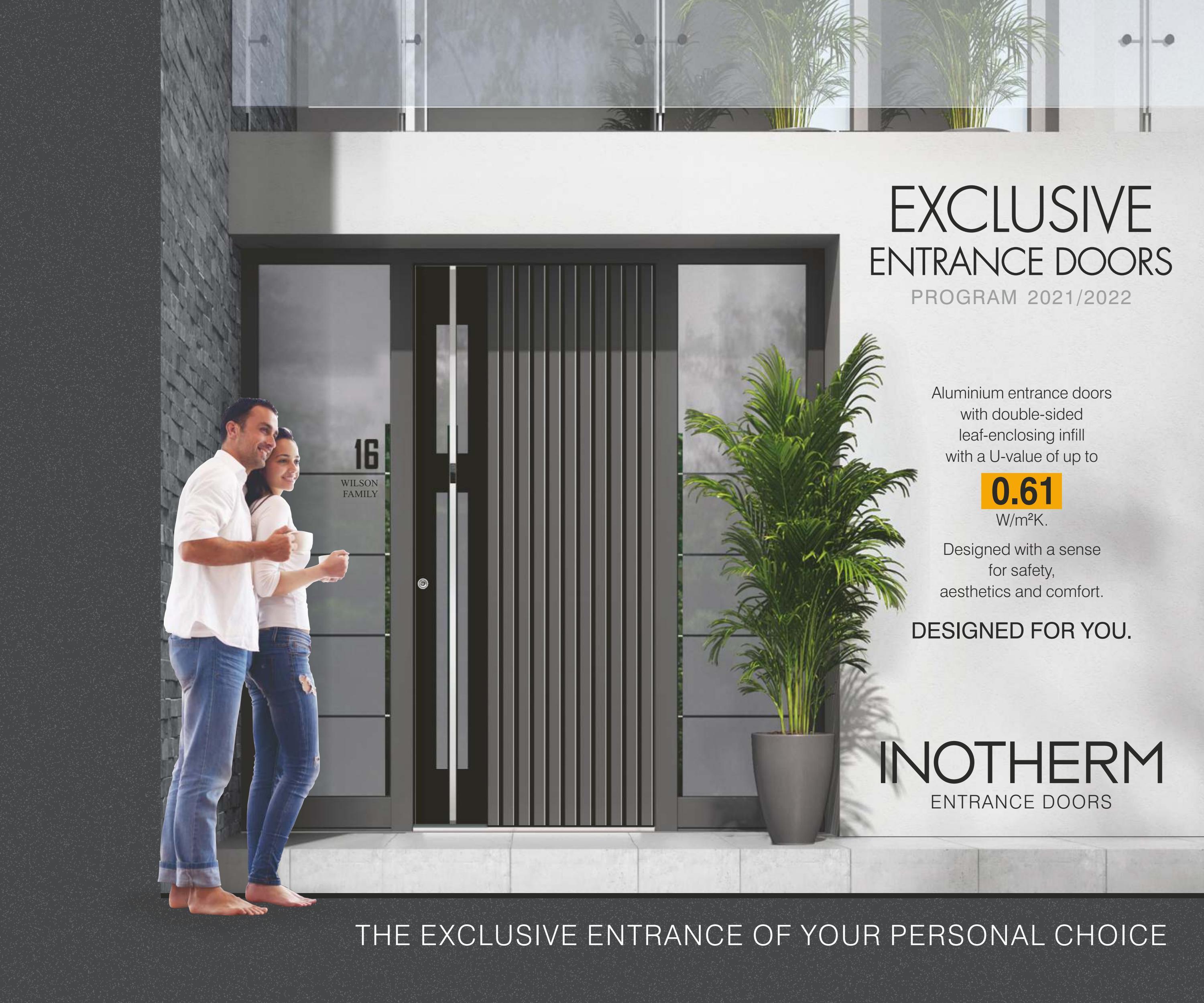 INOTHERM special edition EXCLUSIV (EN) by INOTHERM aluminium doors - Issuu