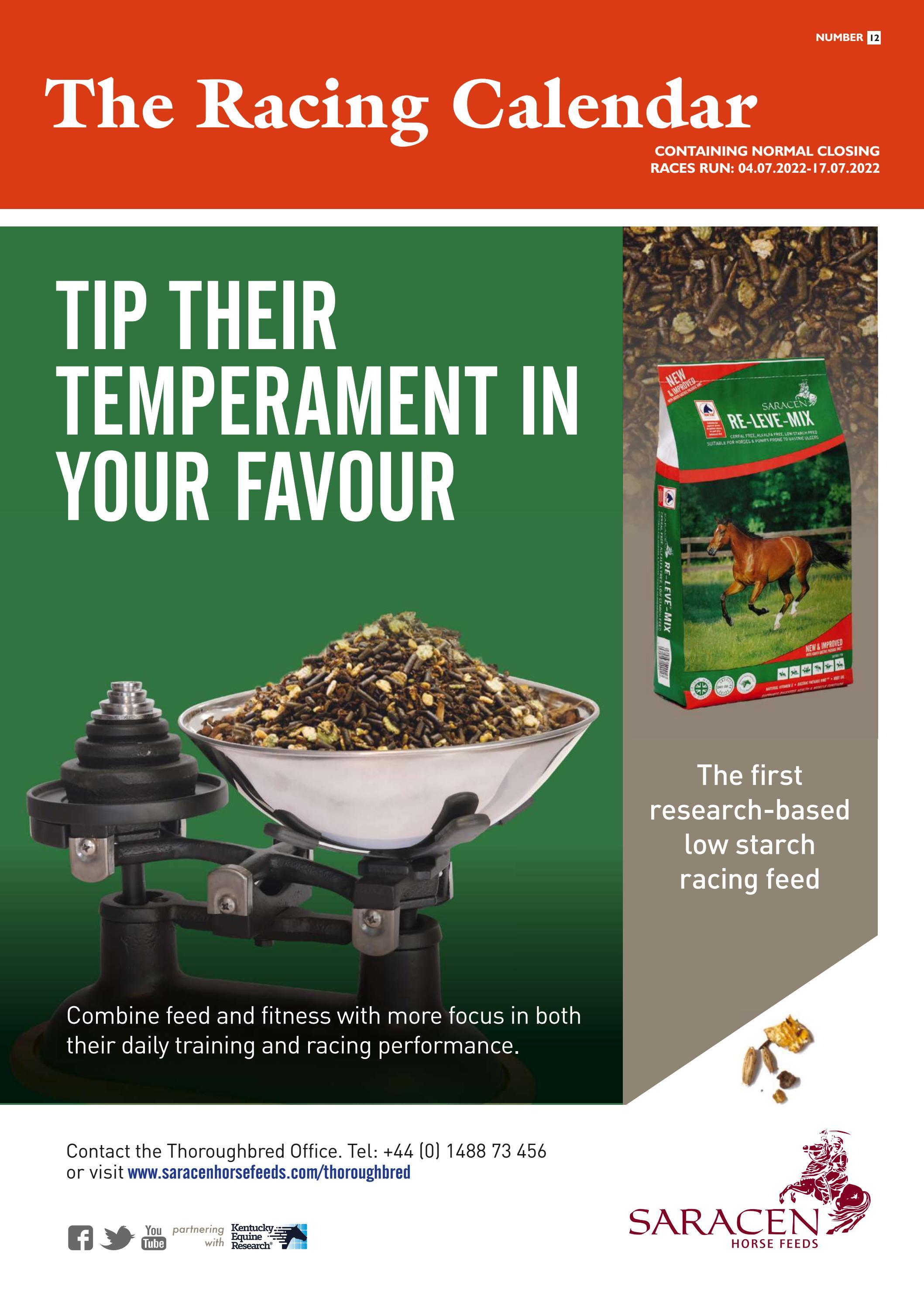 Racing Calendar - 4th-17 July - Number 12 by Weatherbys - Issuu