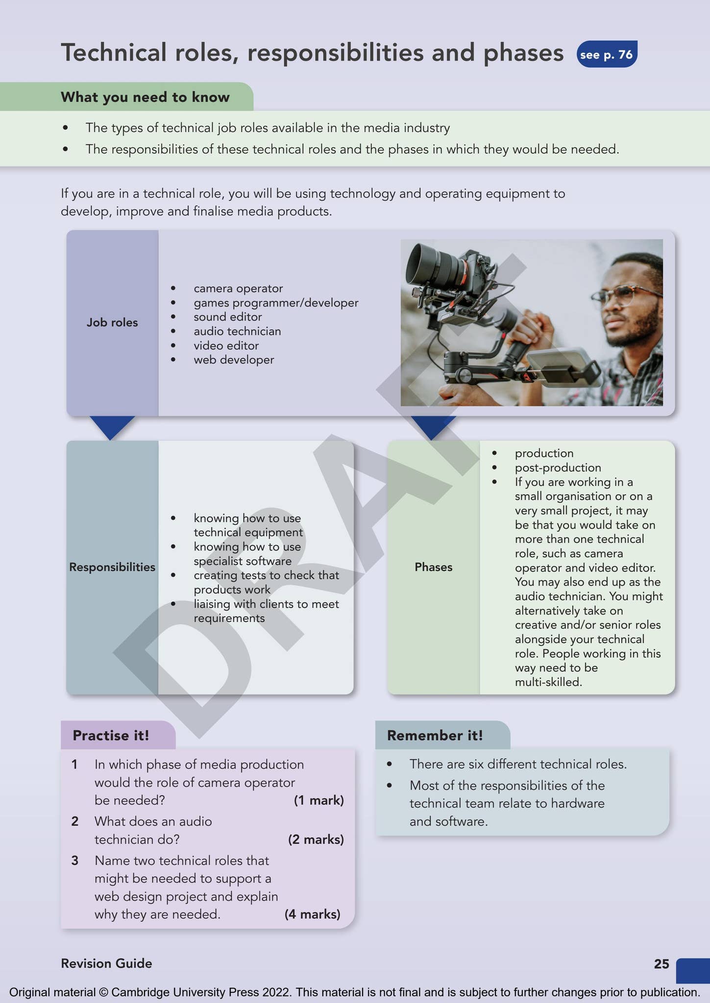 Cambridge Nationals Creative iMedia Revision Guide and workbook by ...