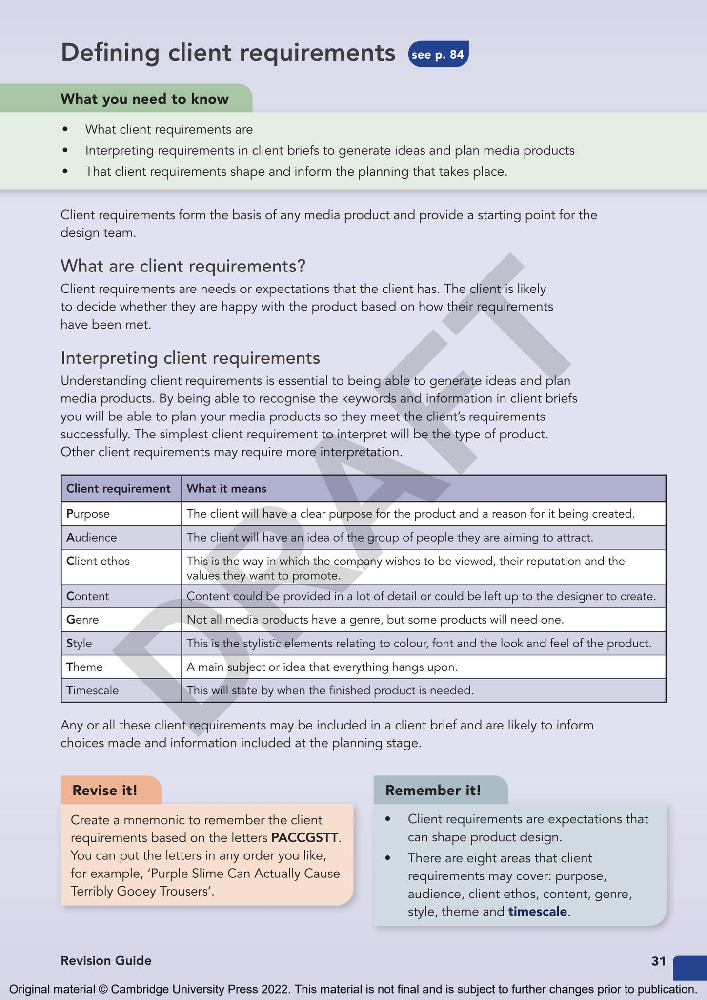 Cambridge Nationals Creative iMedia Revision Guide and workbook by ...