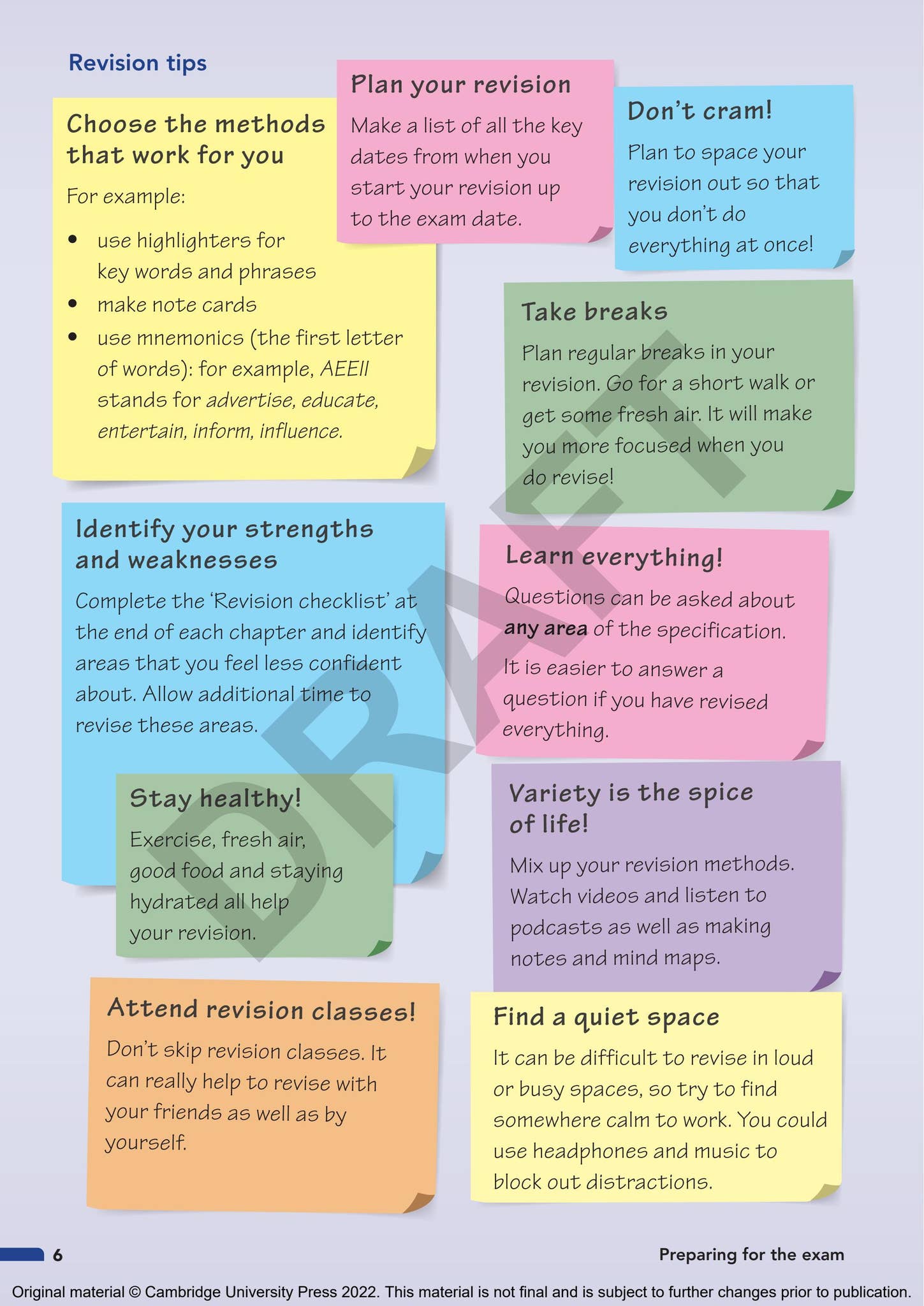Cambridge Nationals Creative iMedia Revision Guide and workbook by ...