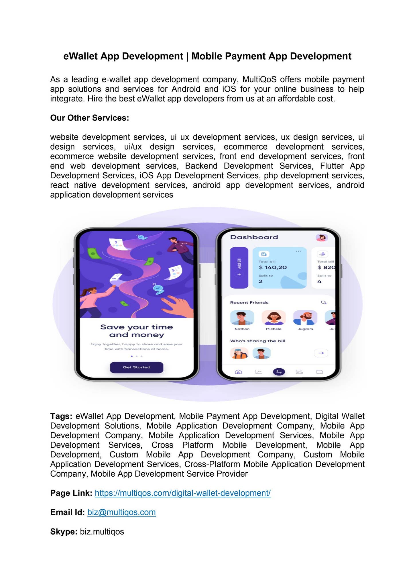 eWallet App Development | Mobile Payment App Development by MultiQoS ...