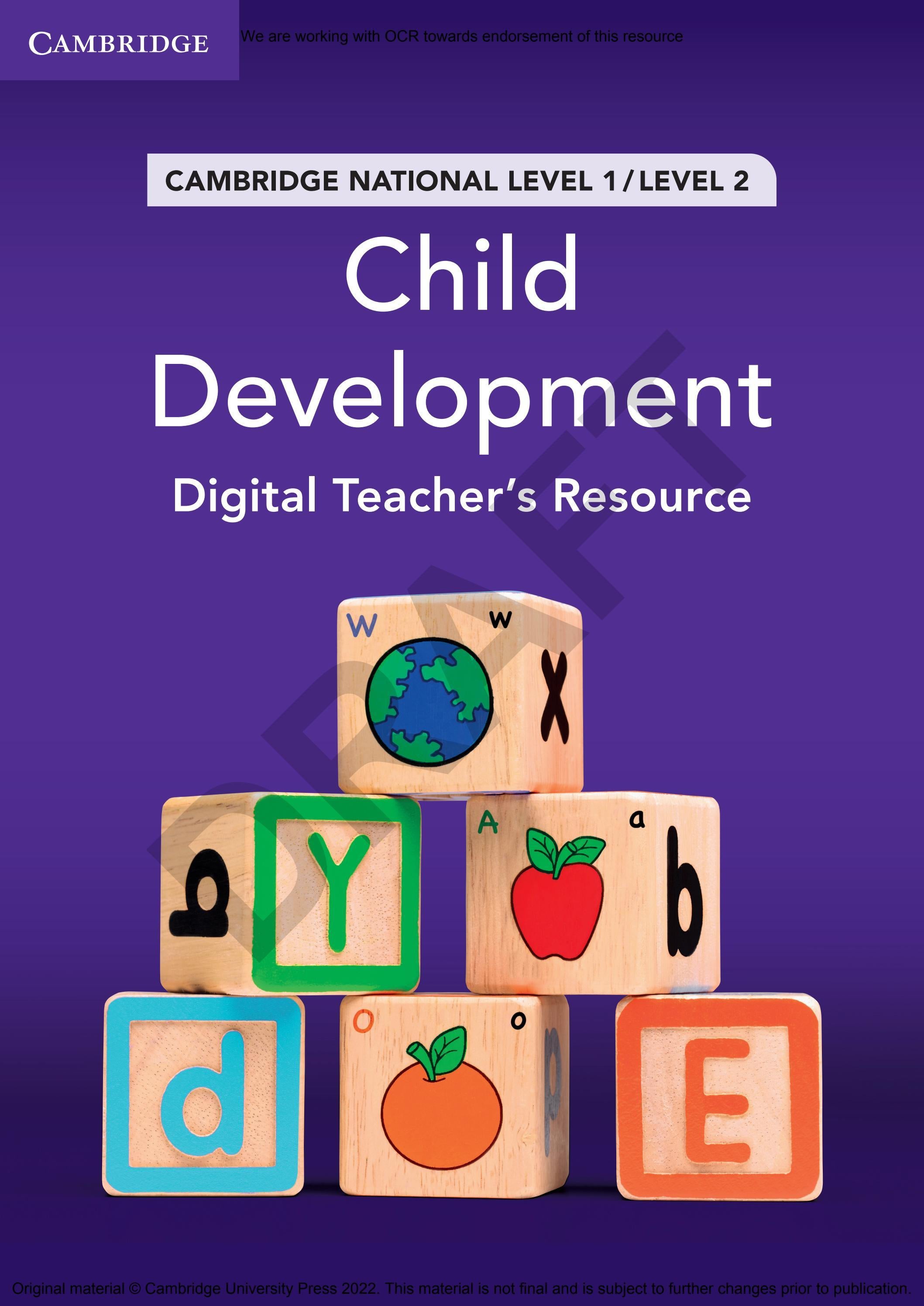 Cambridge Nationals Child Development Teacher Resource by Cambridge ...