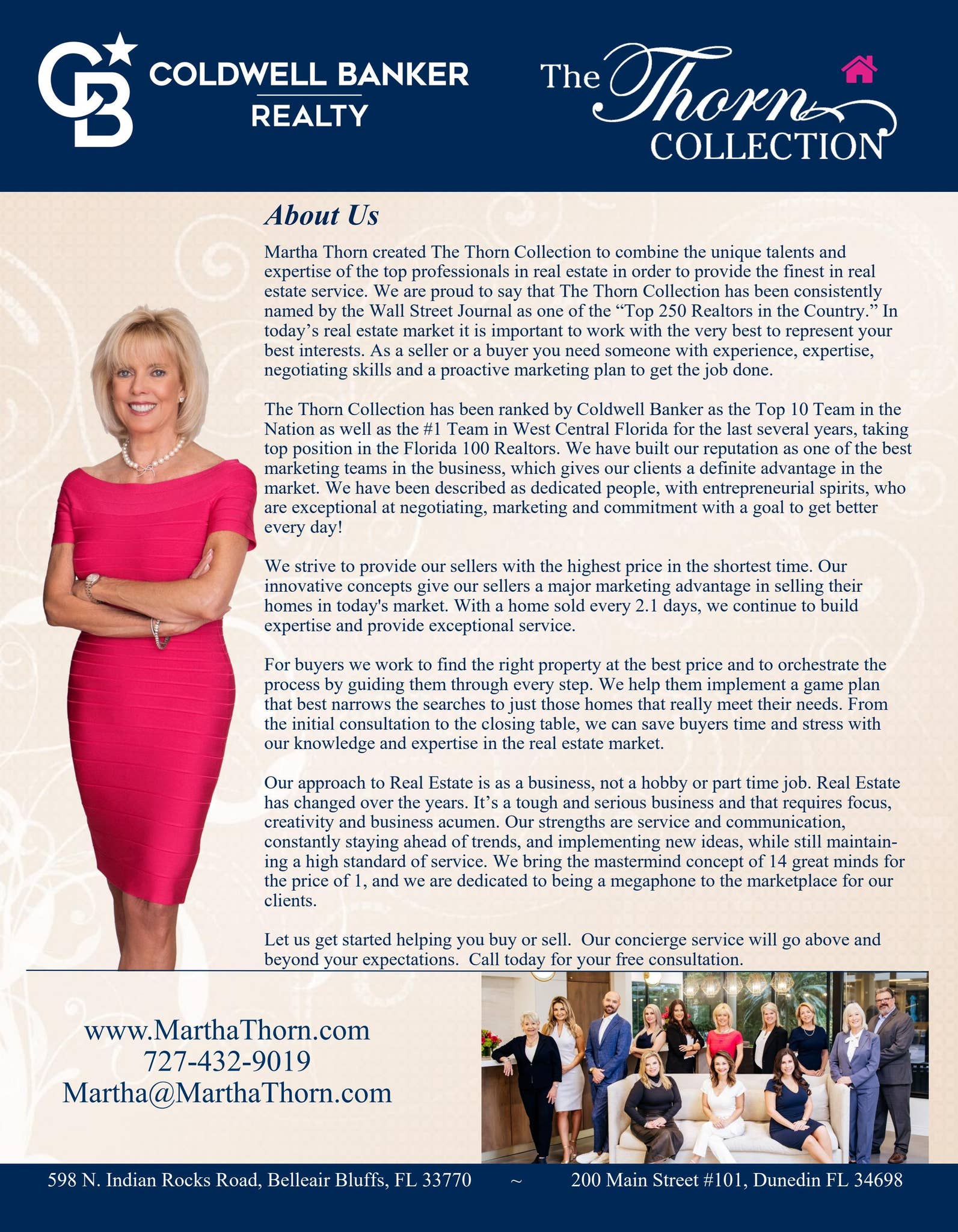 Martha Thorn's Bio and Team Sales for 2021 by TheThornCollection - Issuu