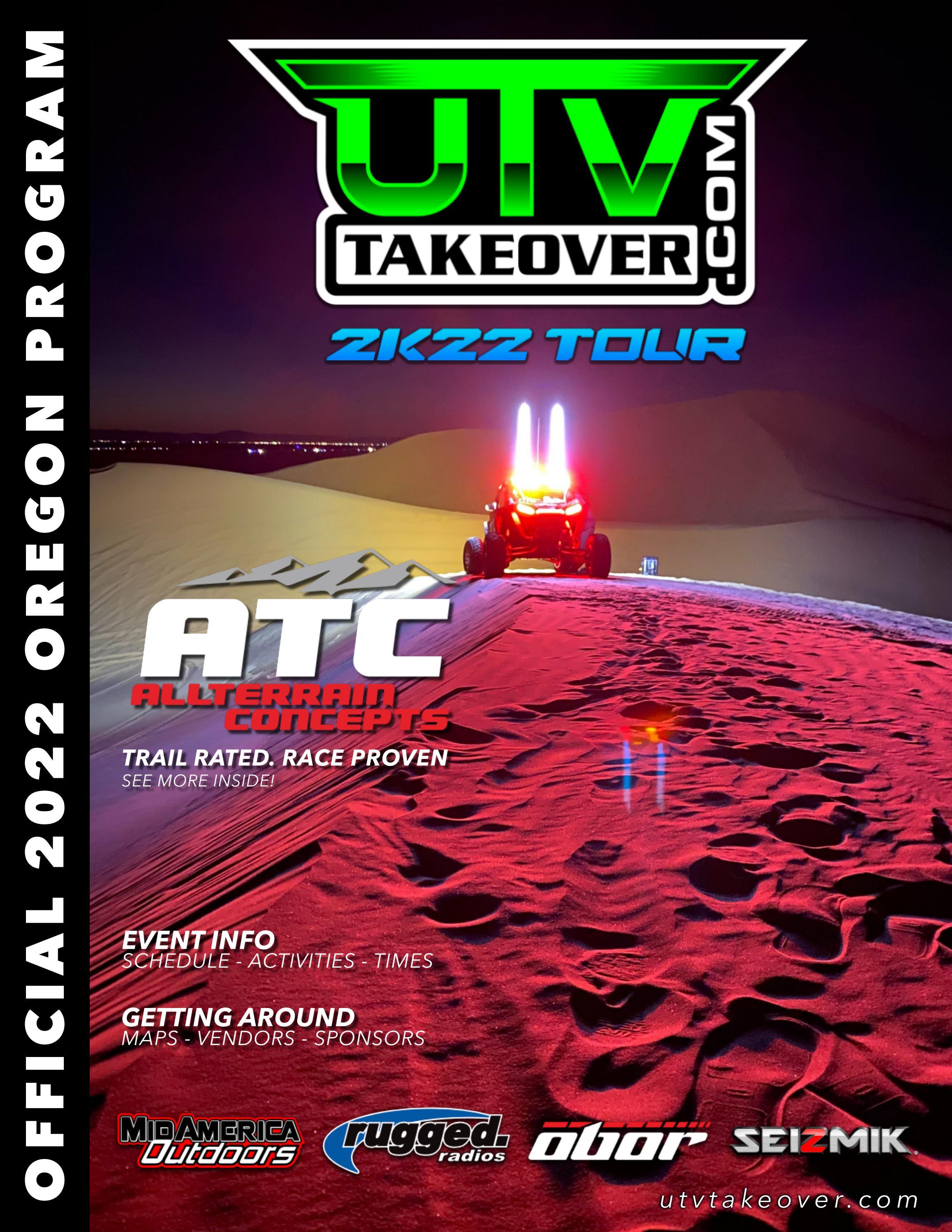 The Official 2022 UTV Takeover Oregon Program by utvtakeover - Issuu