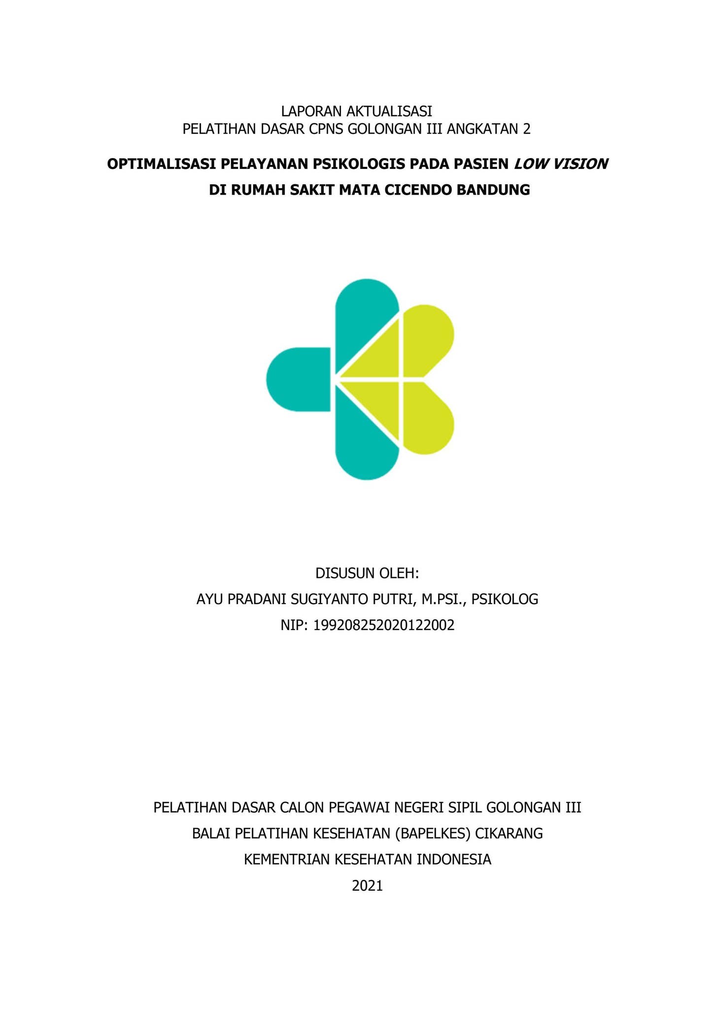 Optimalisasi Pelayanan Psikologis Pada Pasien Low Vision Di Rumah Sakit ...