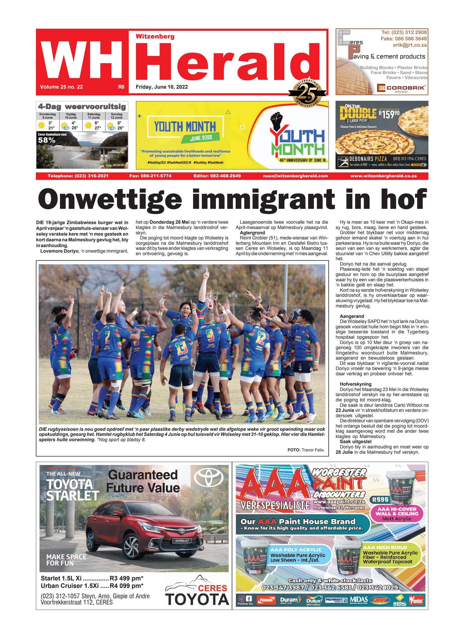 Witzenberg Herald Vol.25 no. 22 (Online Weergawe) by Witzenberg Herald ...