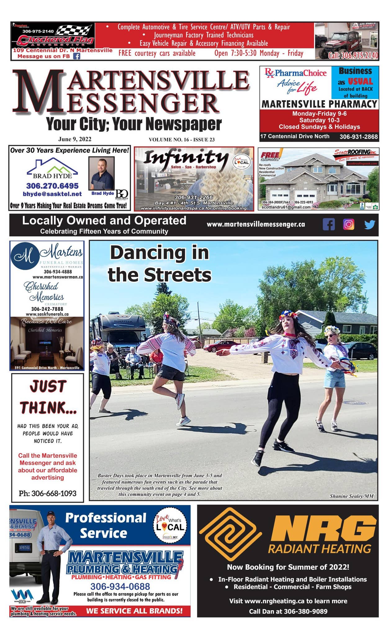 June 9, 2022 by Martensville Messenger - Issuu