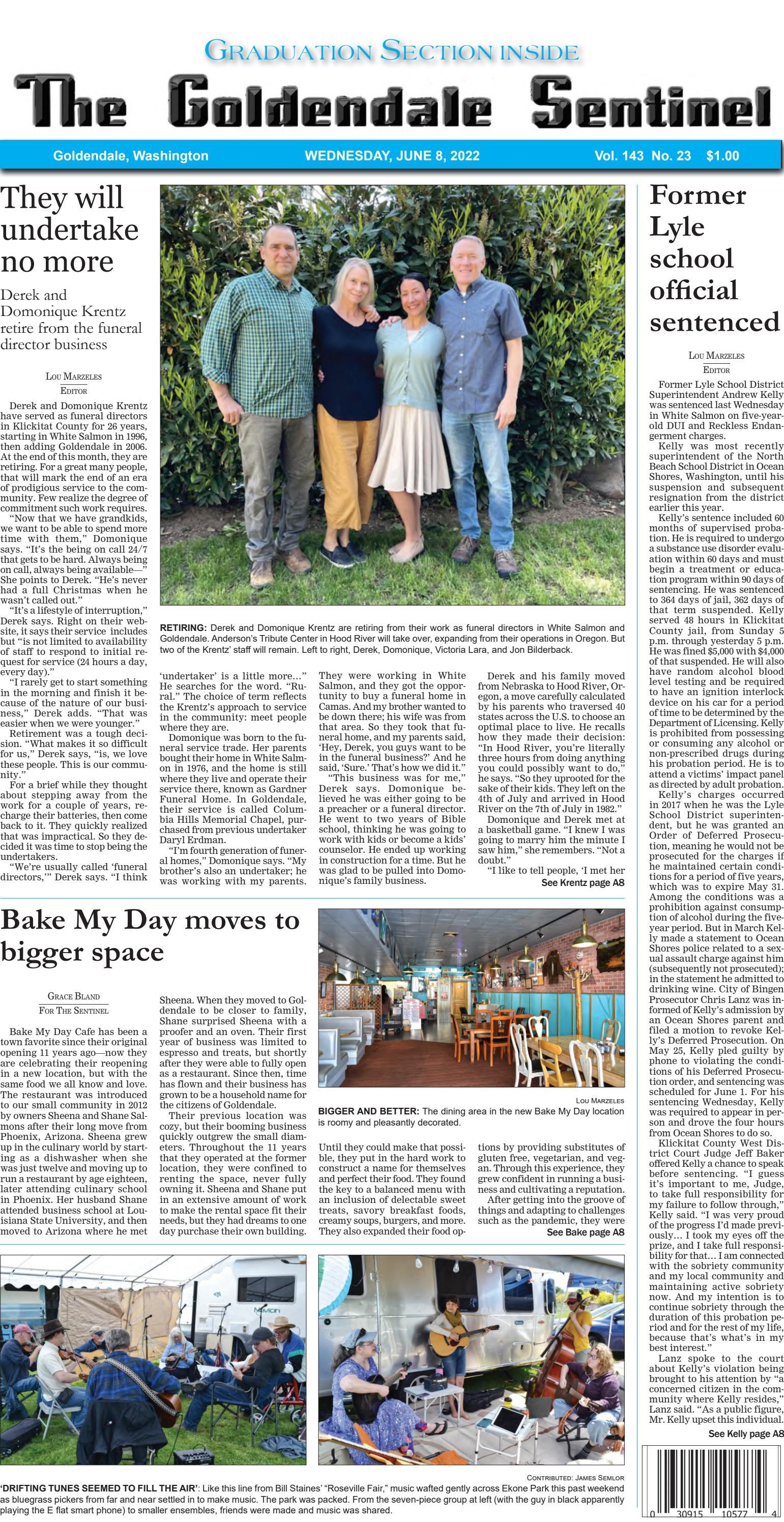 Goldendale Sentinel June 8, 2022 by Goldendale Sentinel - Issuu