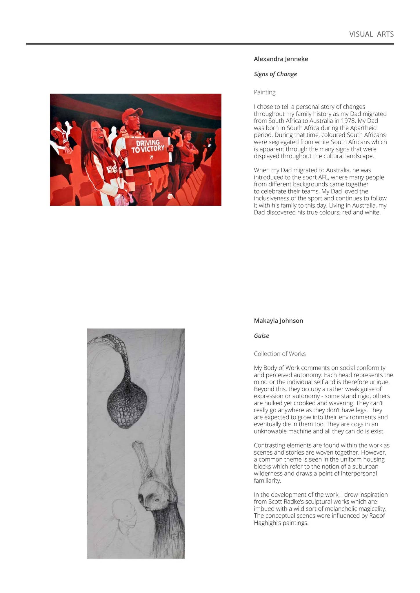 2021 HSC Visual Arts Catalogue of Works by PLC Sydney - Issuu