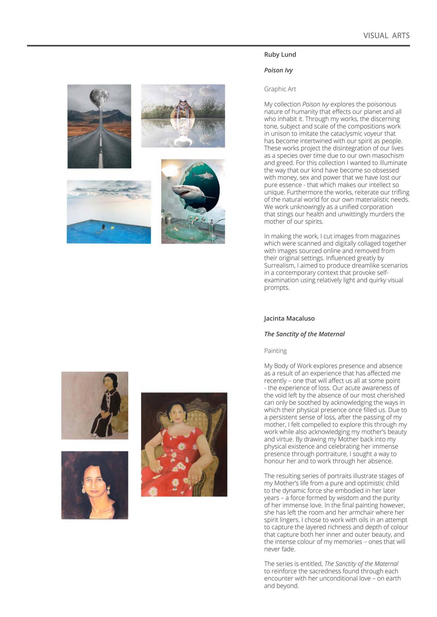 2021 HSC Visual Arts Catalogue of Works by PLC Sydney - Issuu