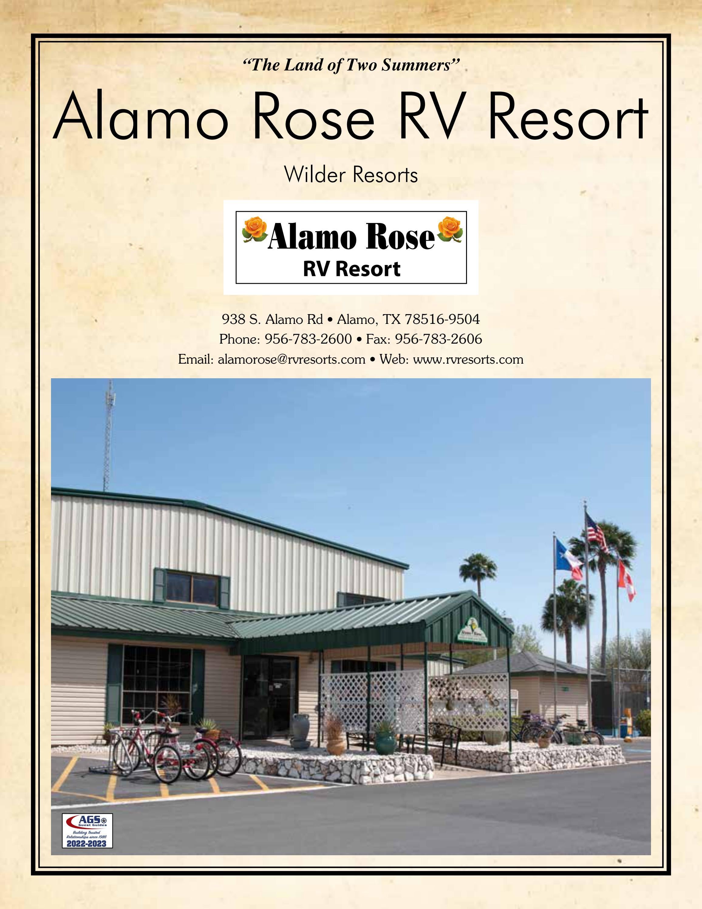 Alamo Rose RV Resort by AGS/Texas Advertising - Issuu
