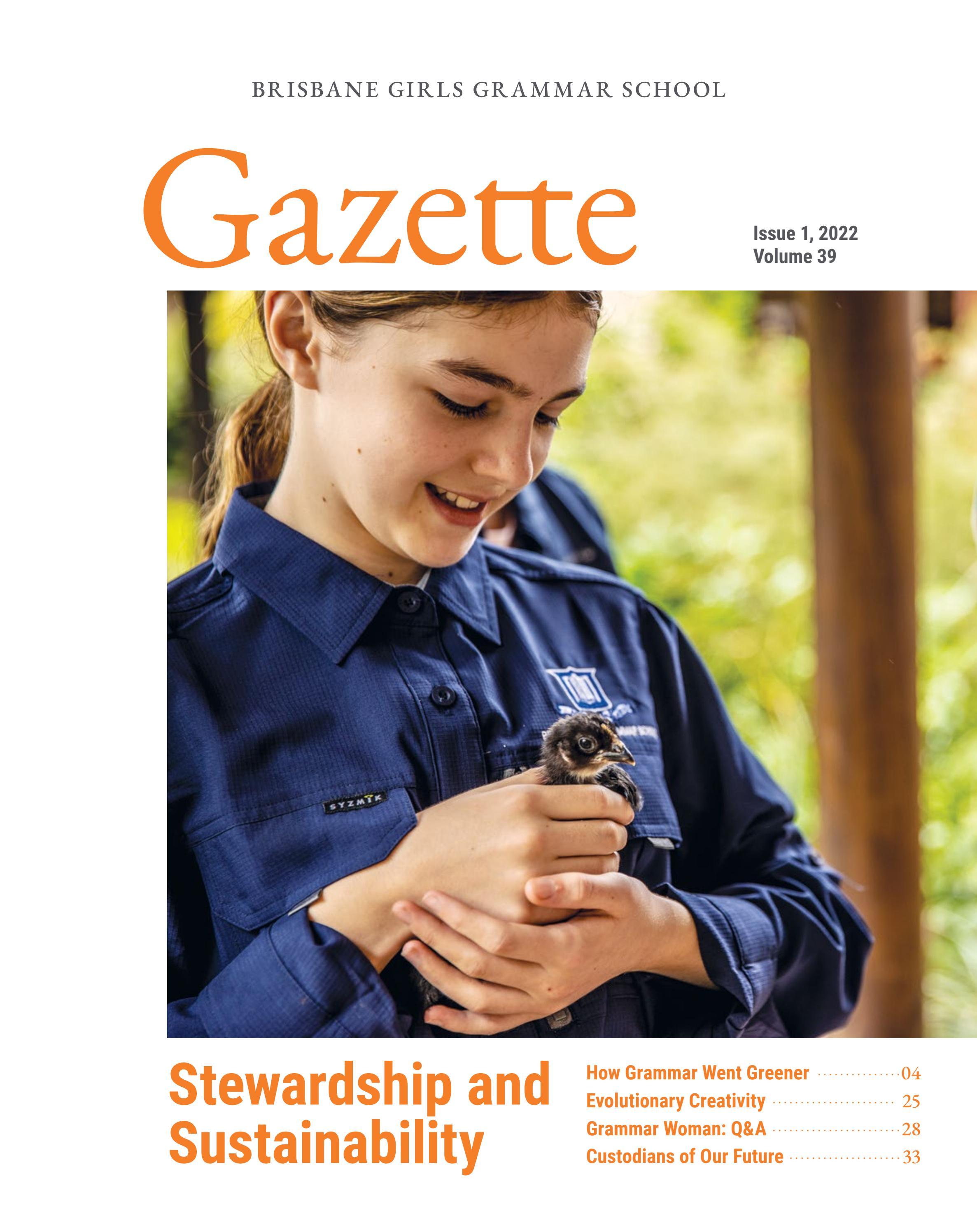 Brisbane Girls Grammar School Gazette, Issue 1 2022 by Brisbane Girls ...